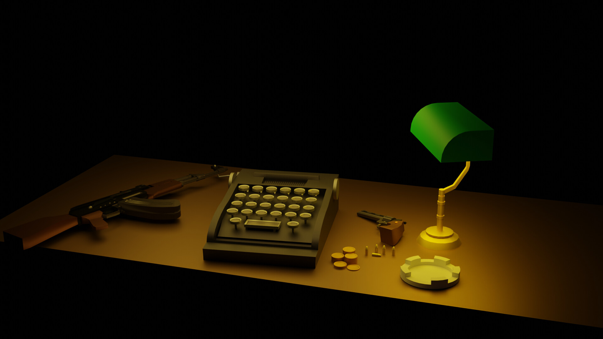 ArtStation - Mafia Desk