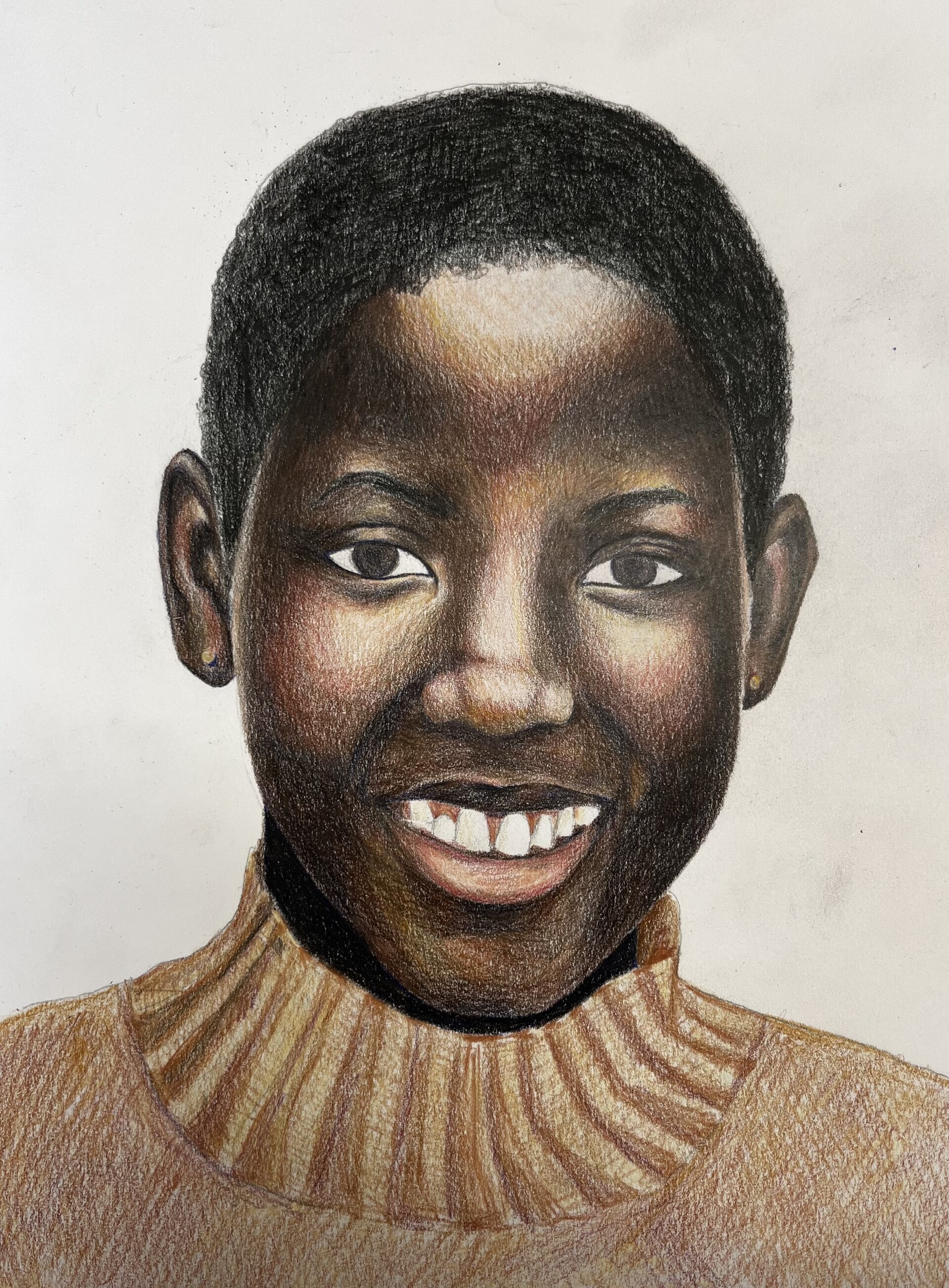 ArtStation - Portrait in Colored Pencil