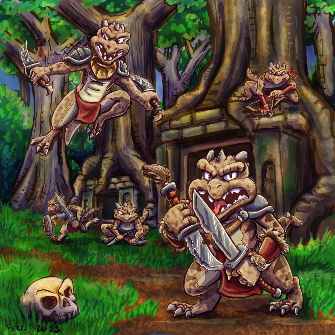 ArtStation - Lizard Folk