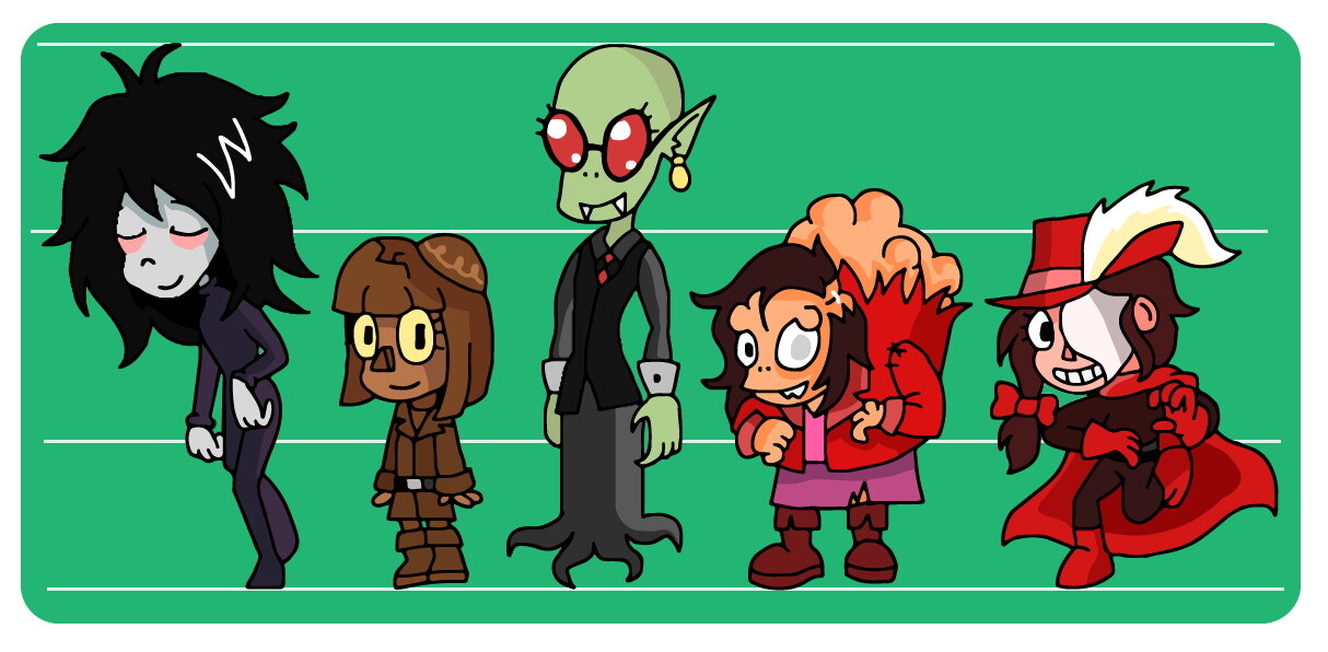 ArtStation - Monster Girls character design