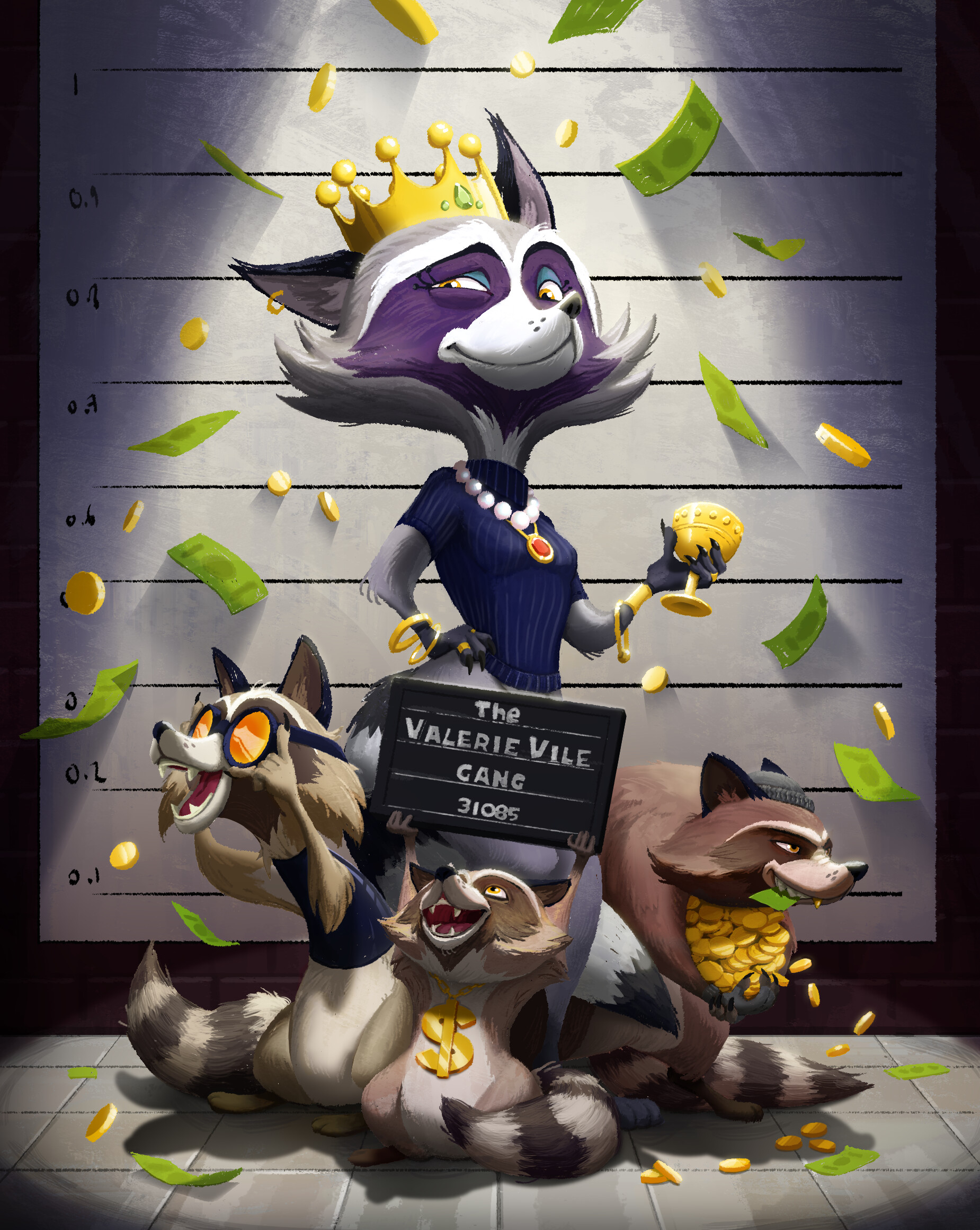 ArtStation - Valerie Vile & the Gang