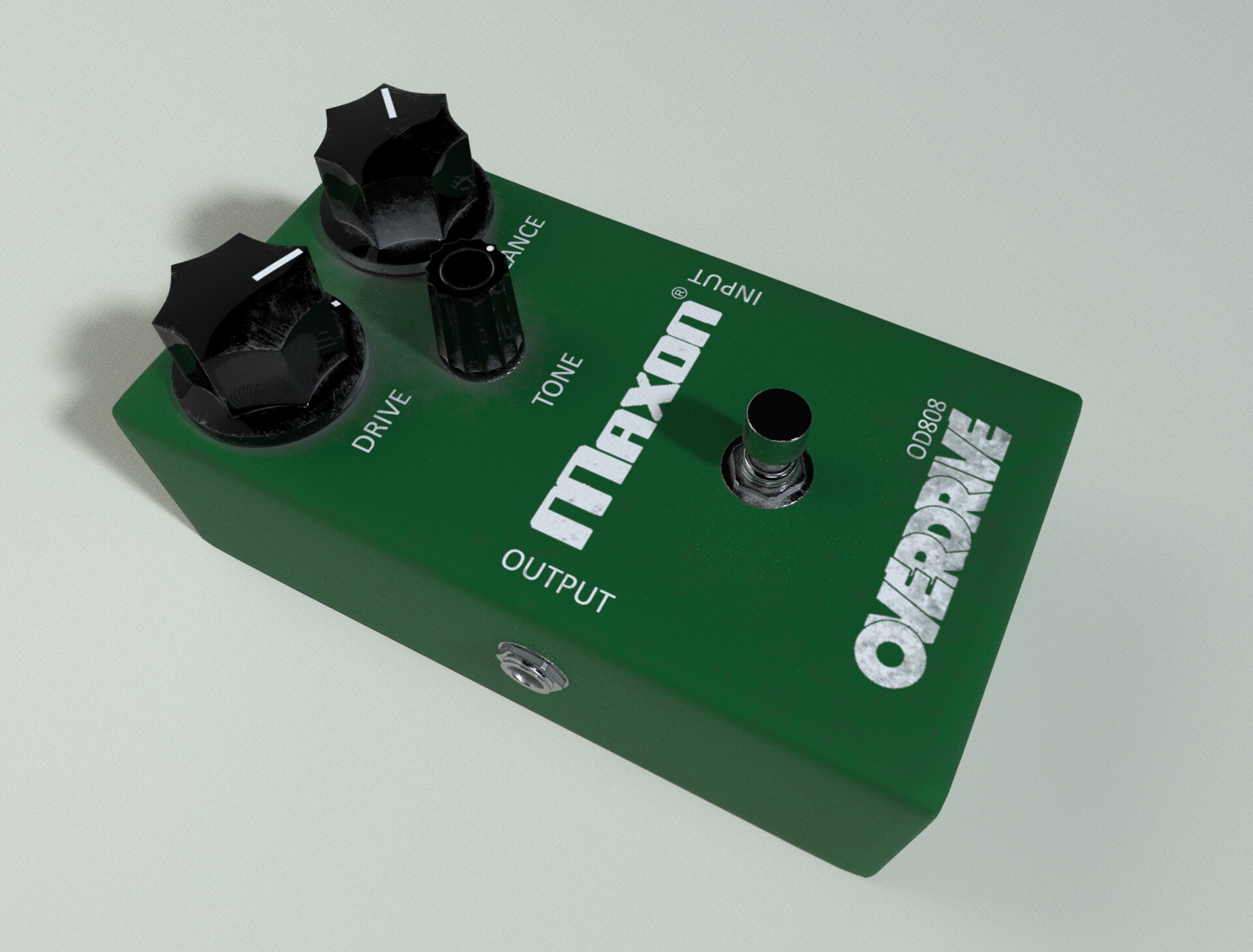 ArtStation - maxon OD808 pedal