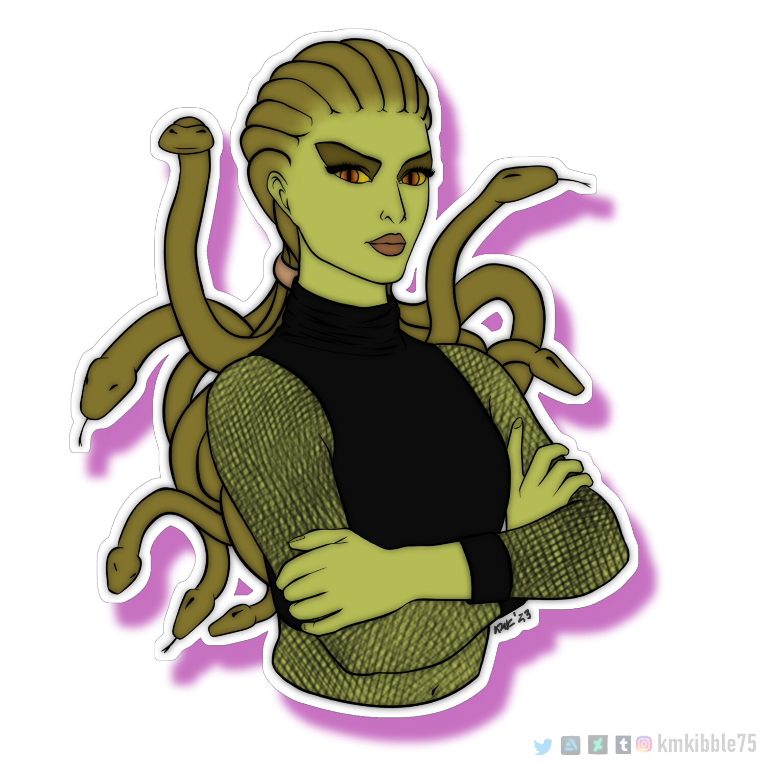 ArtStation - Random Superhero Project: Delphyne Gorgon