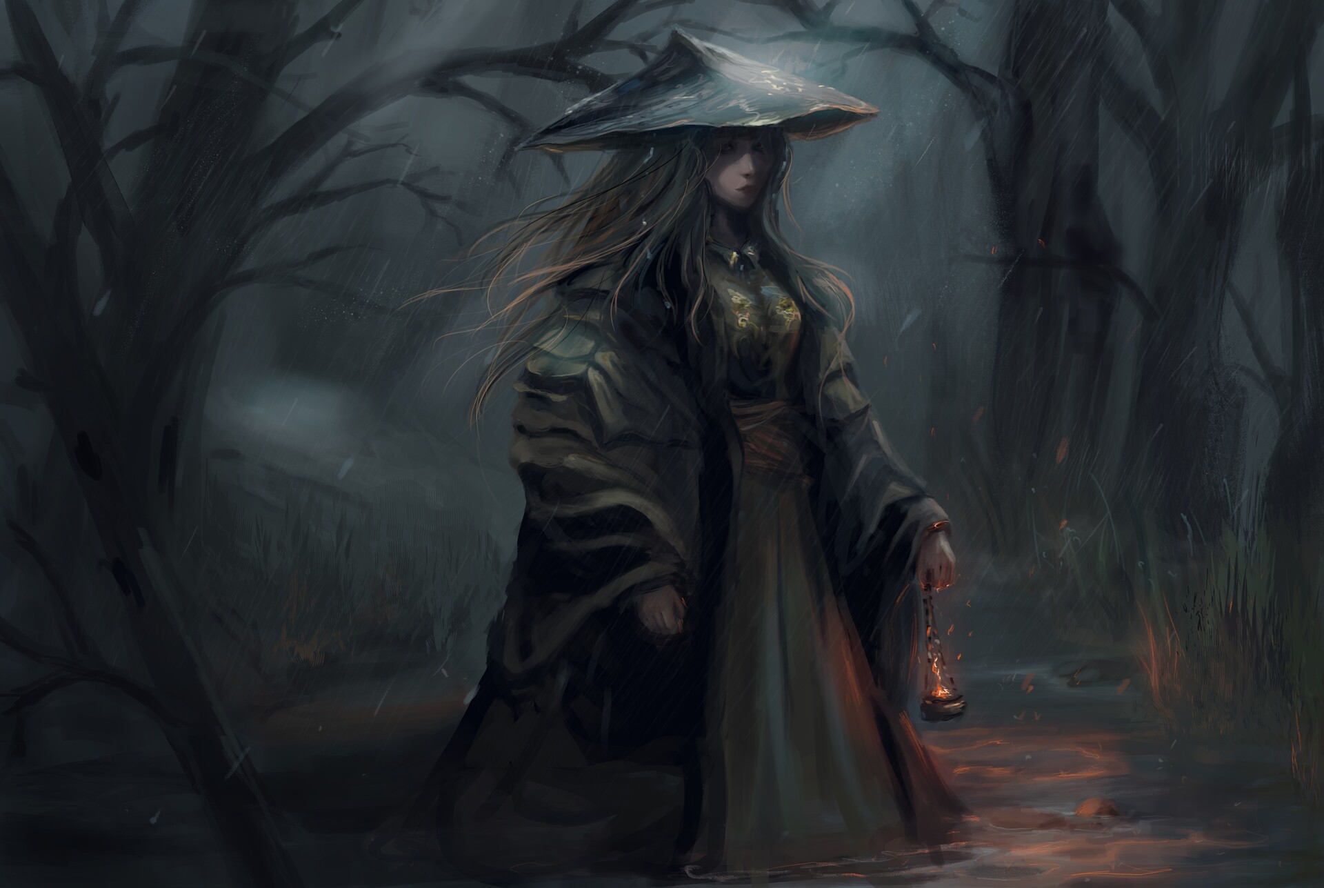 ArtStation - Night stroll