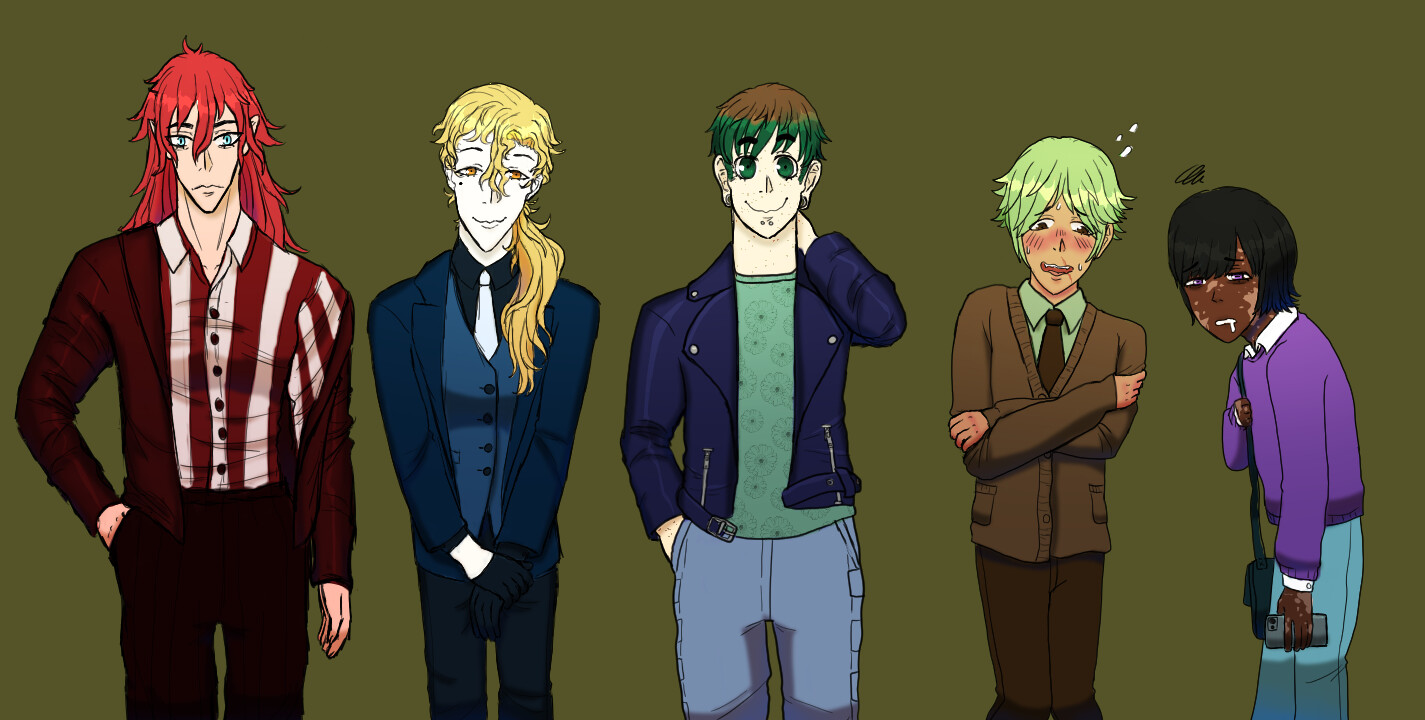 ArtStation - Redesign old characters from a project