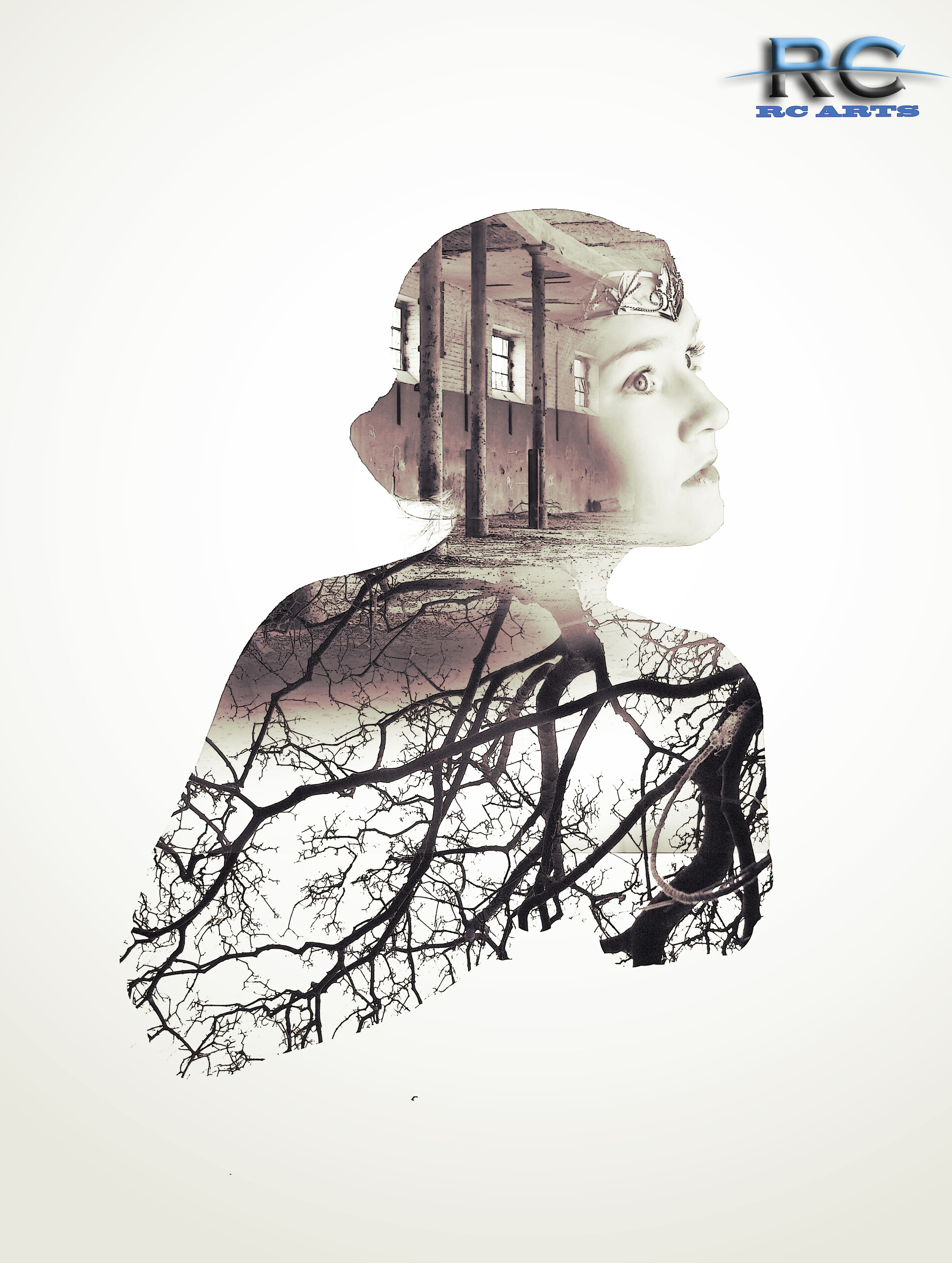 ArtStation - DOUBLE EXPOSURE EFFECT