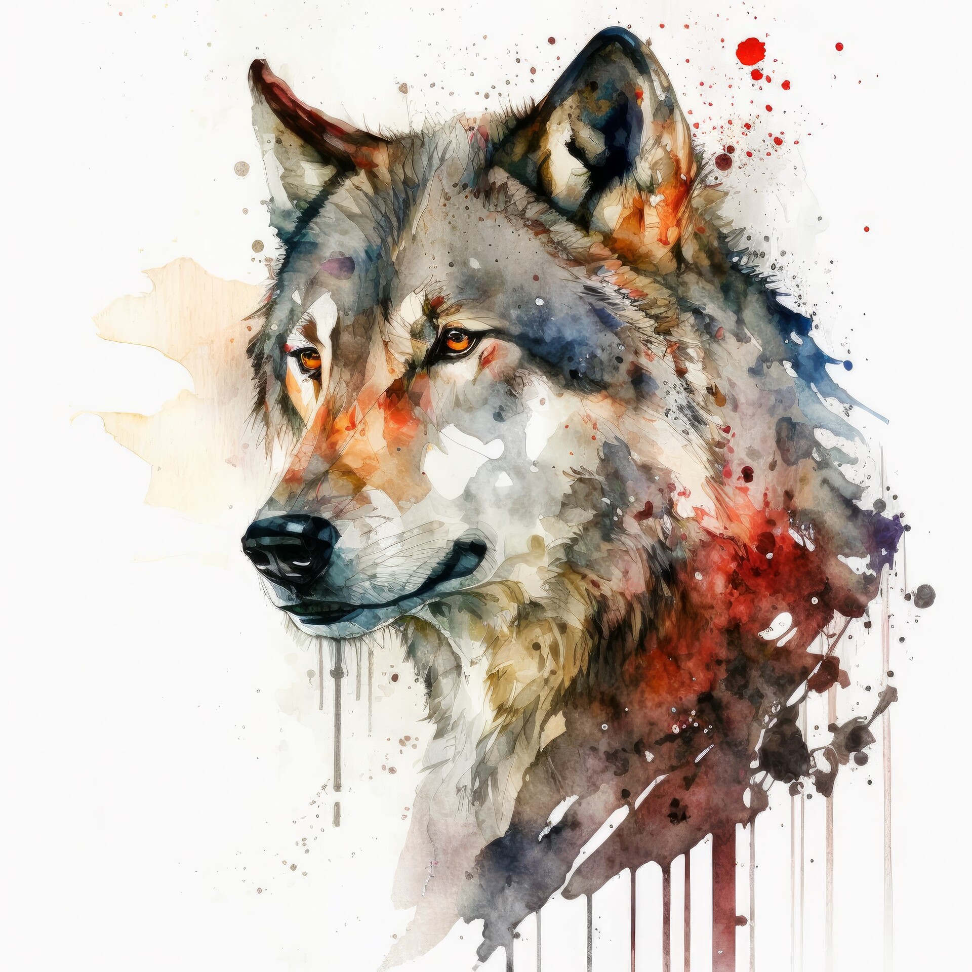 Wolf Watercolor