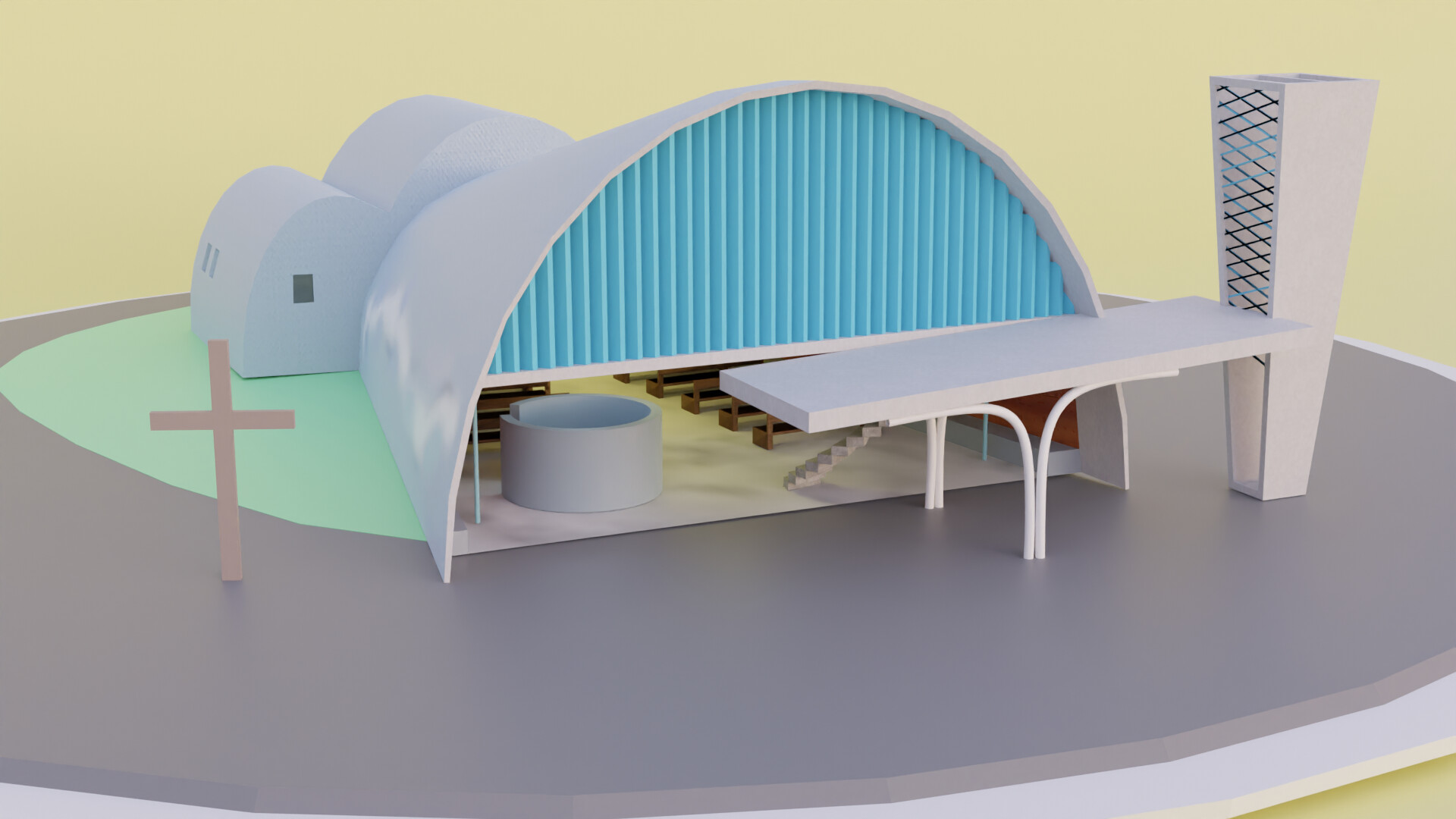 ArtStation - Pampulha Church - Belo Horizonte