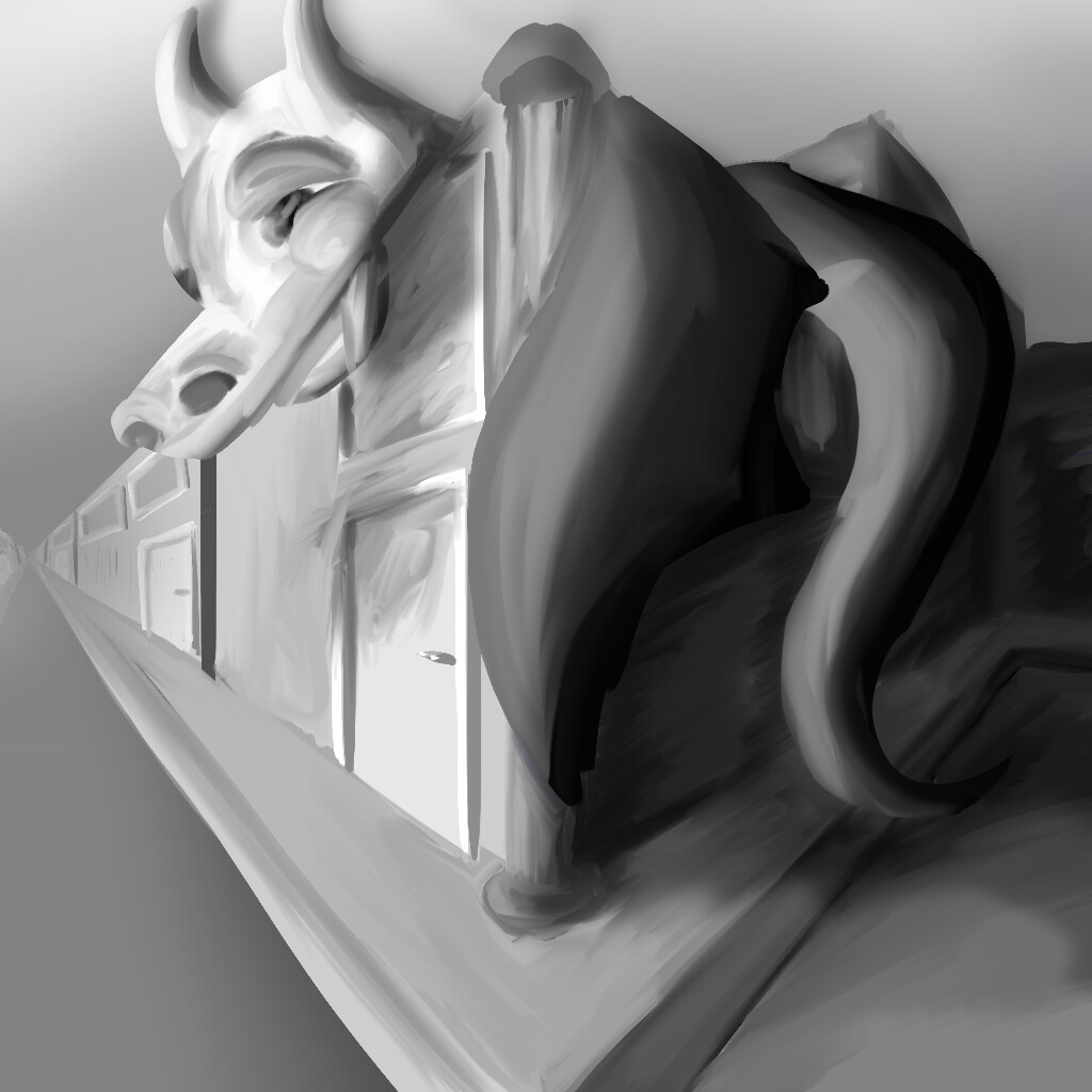 ArtStation - 2 Point Perspective: Dragon