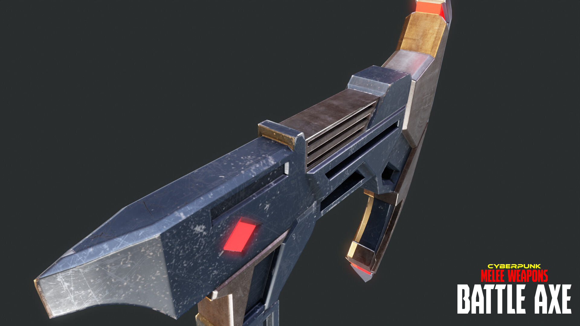 Zabdiel Mendoza - Cyberpunk Battle Axe