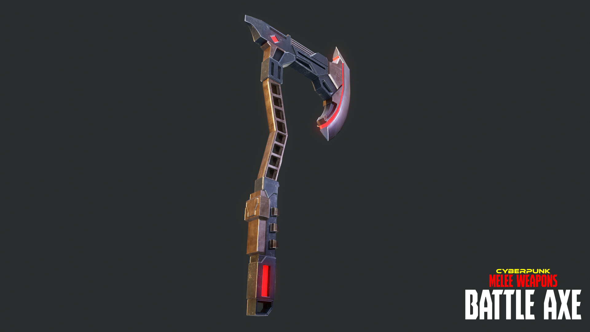 Zabdiel Mendoza - Cyberpunk Battle Axe