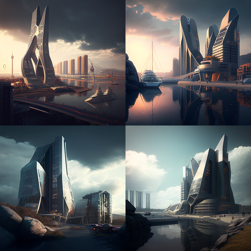 ArtStation - SF futuristic ultra-modern city Vladivostok