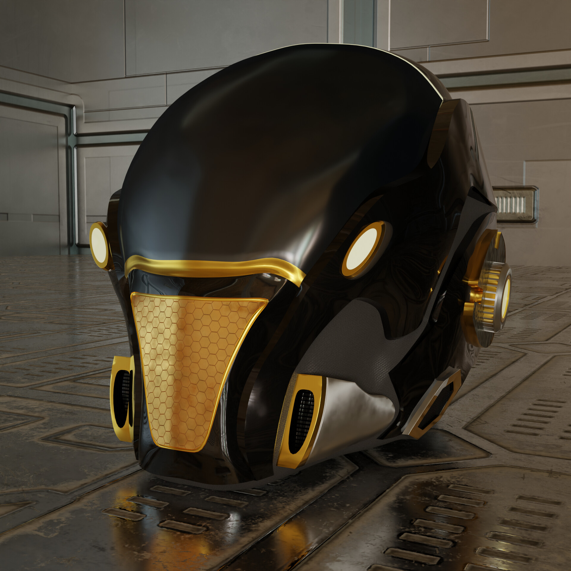 ArtStation - Sci Helmet