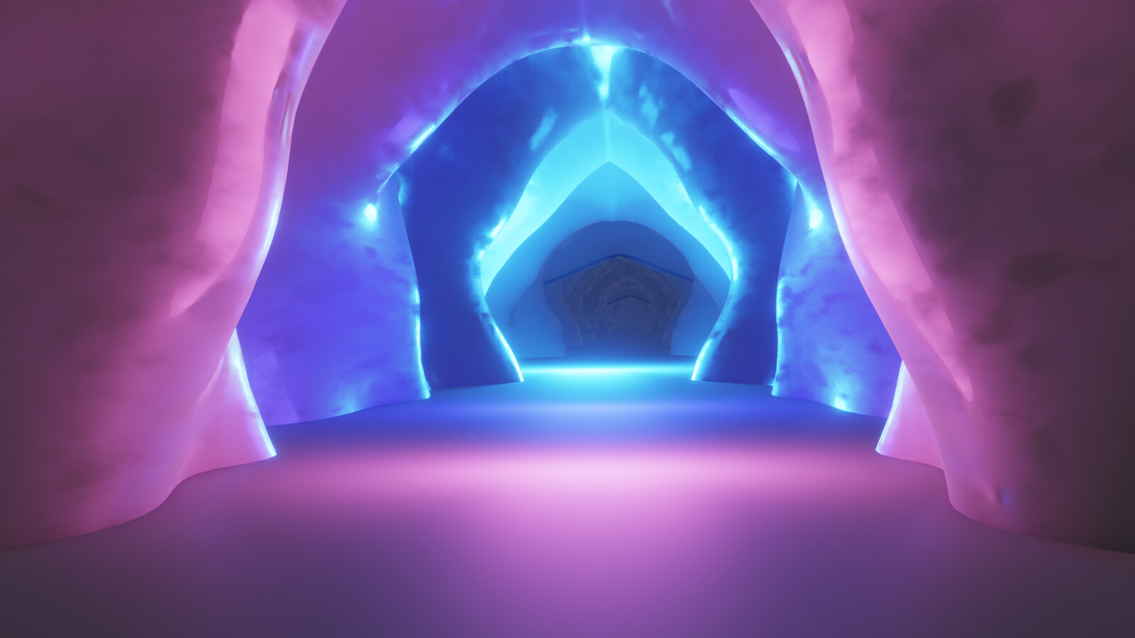 Helen Zeppieri - Abstract Colourful Squishy Tunnel Wallpapers