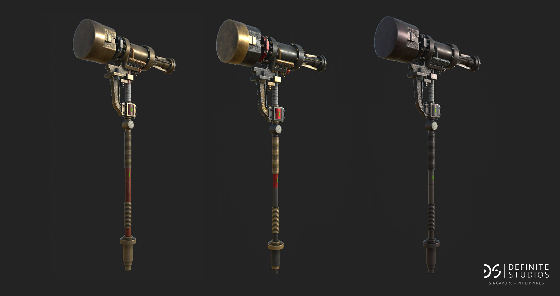ArtStation - Steampunk Hammer 3D Art