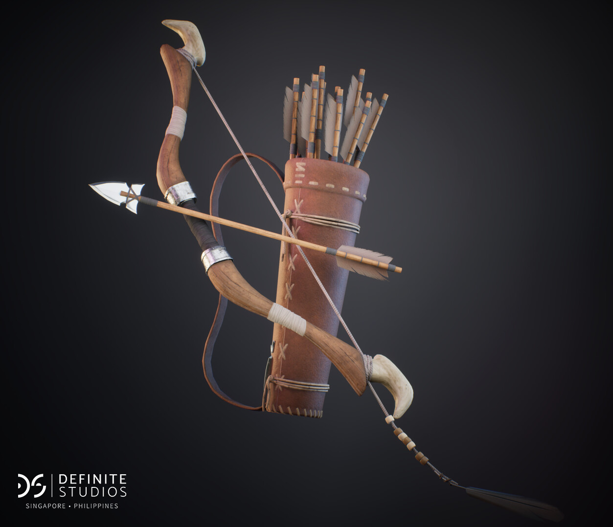 ArtStation - Bow and Arrow 3D Art