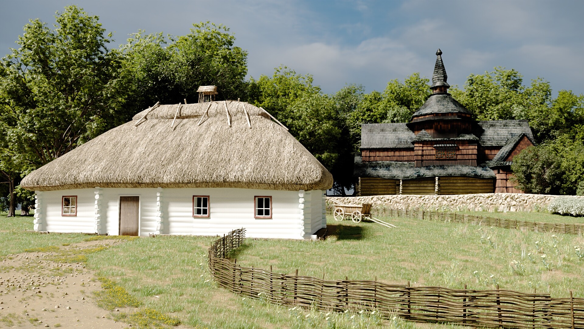 ArtStation - Folk Architecture