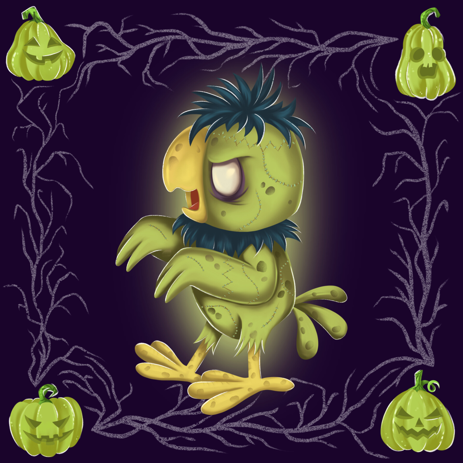 ArtStation - Parrot. Zombies