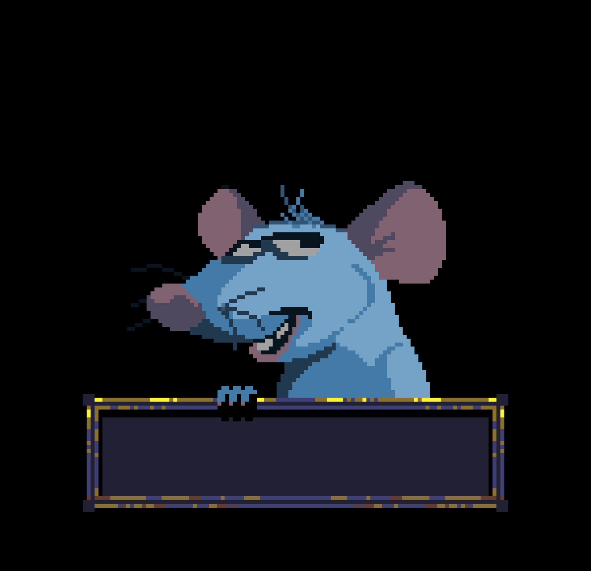 ArtStation - Rat character in pixel art