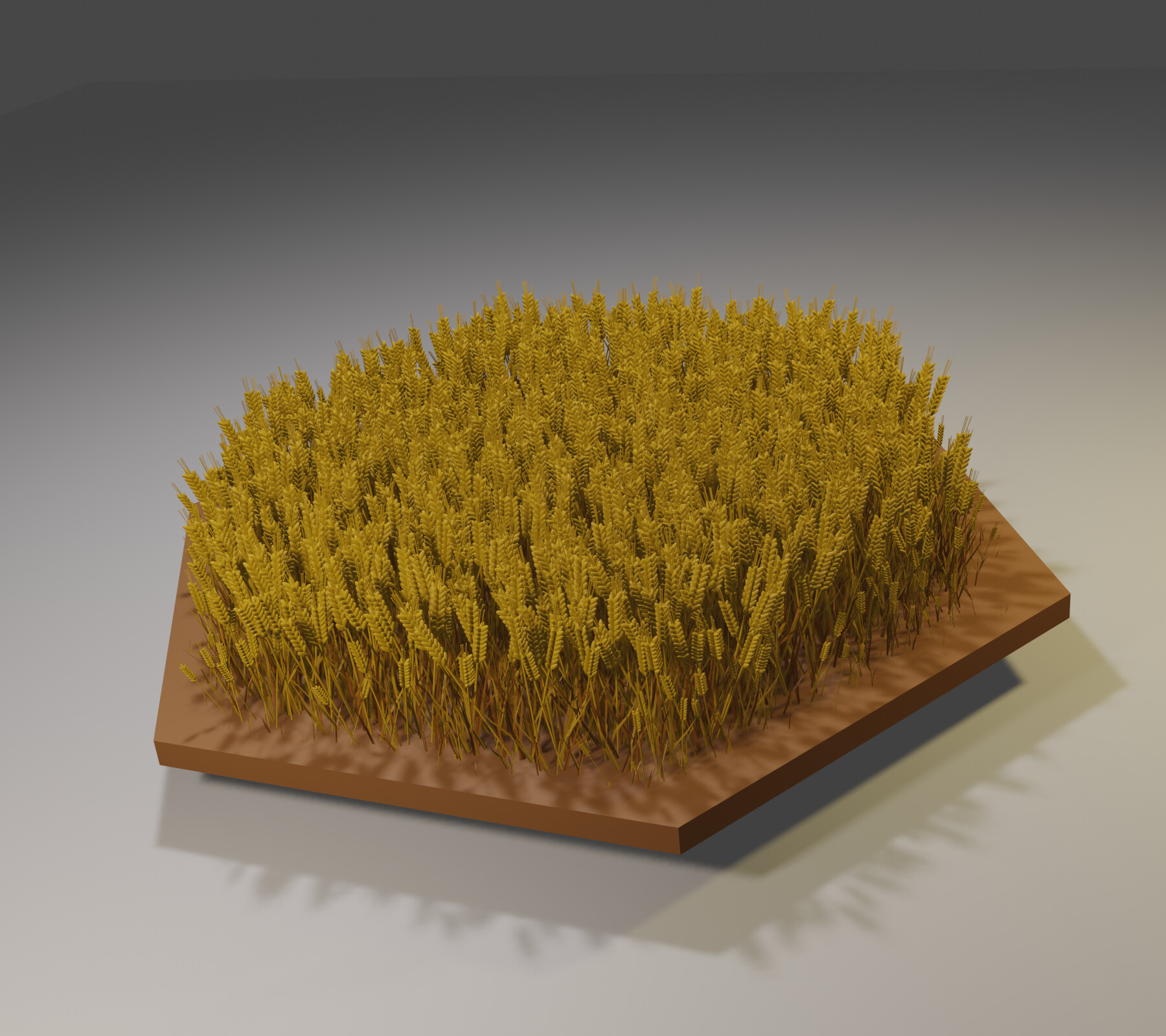 ArtStation - hexagonal wheat model