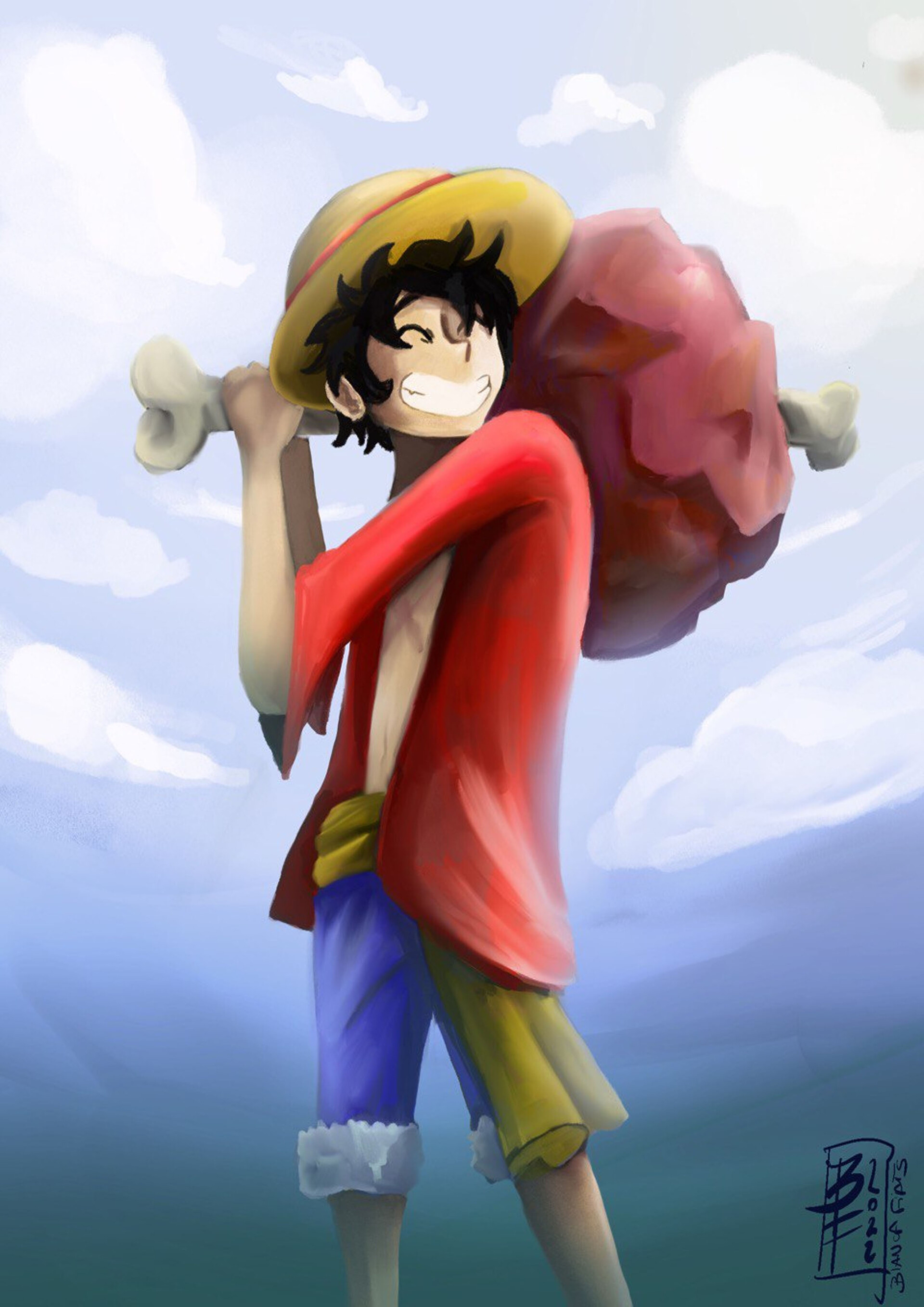 ArtStation - Luffy One Piece