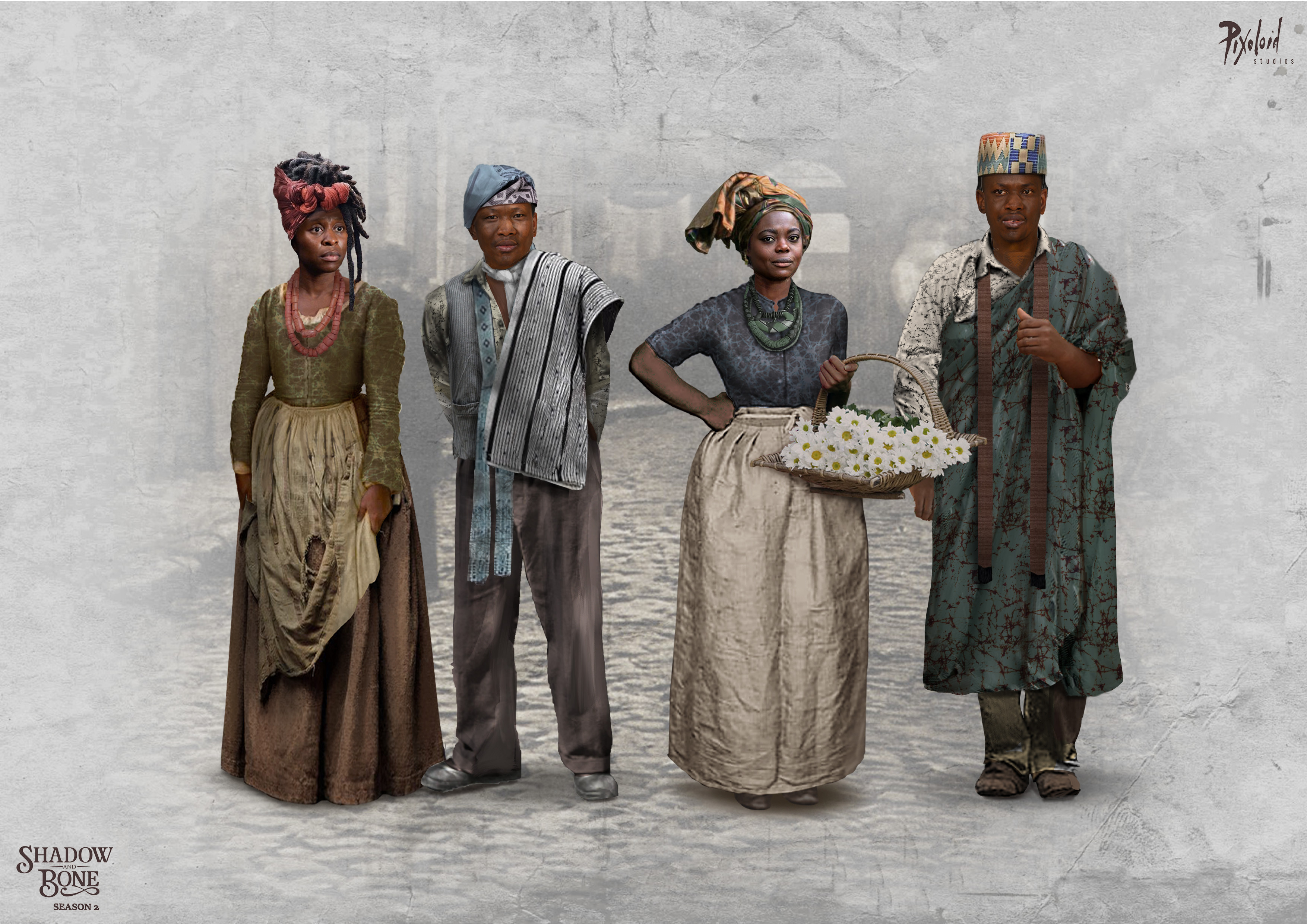 Pixoloid Studios - Novyi Zem Dockworkers and Labours