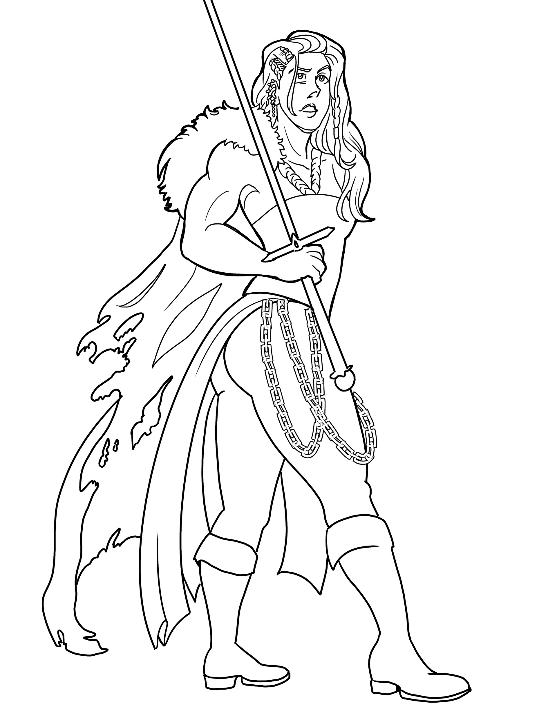 celtic warrior coloring pages
