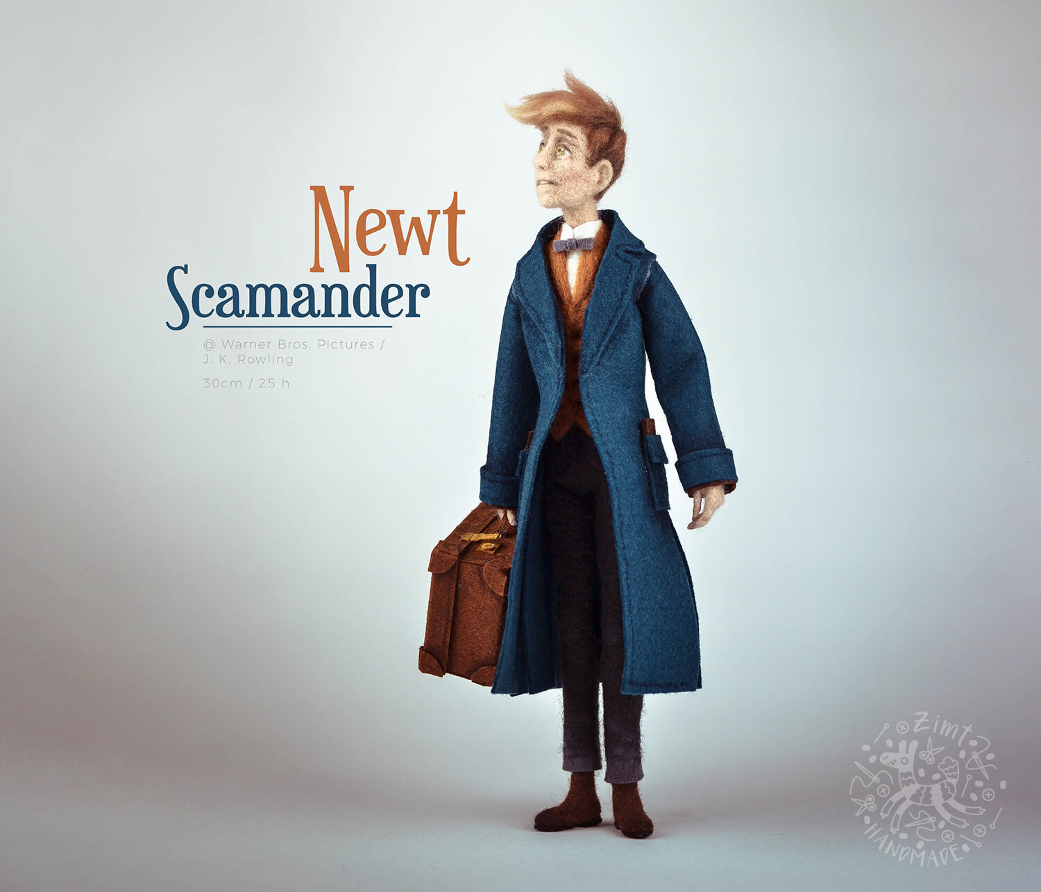 ArtStation - Needle felted Newt Scamander