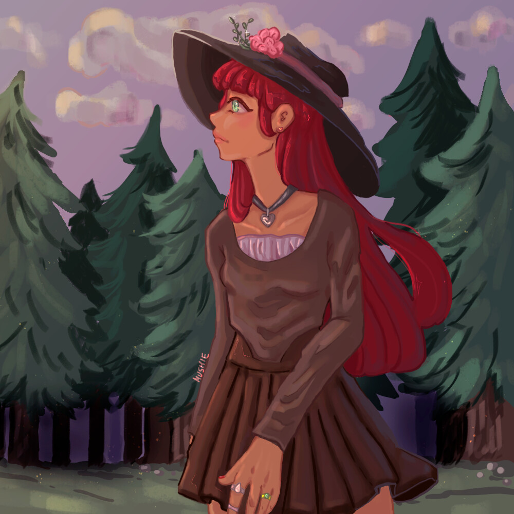 ArtStation - Freya in the Woods