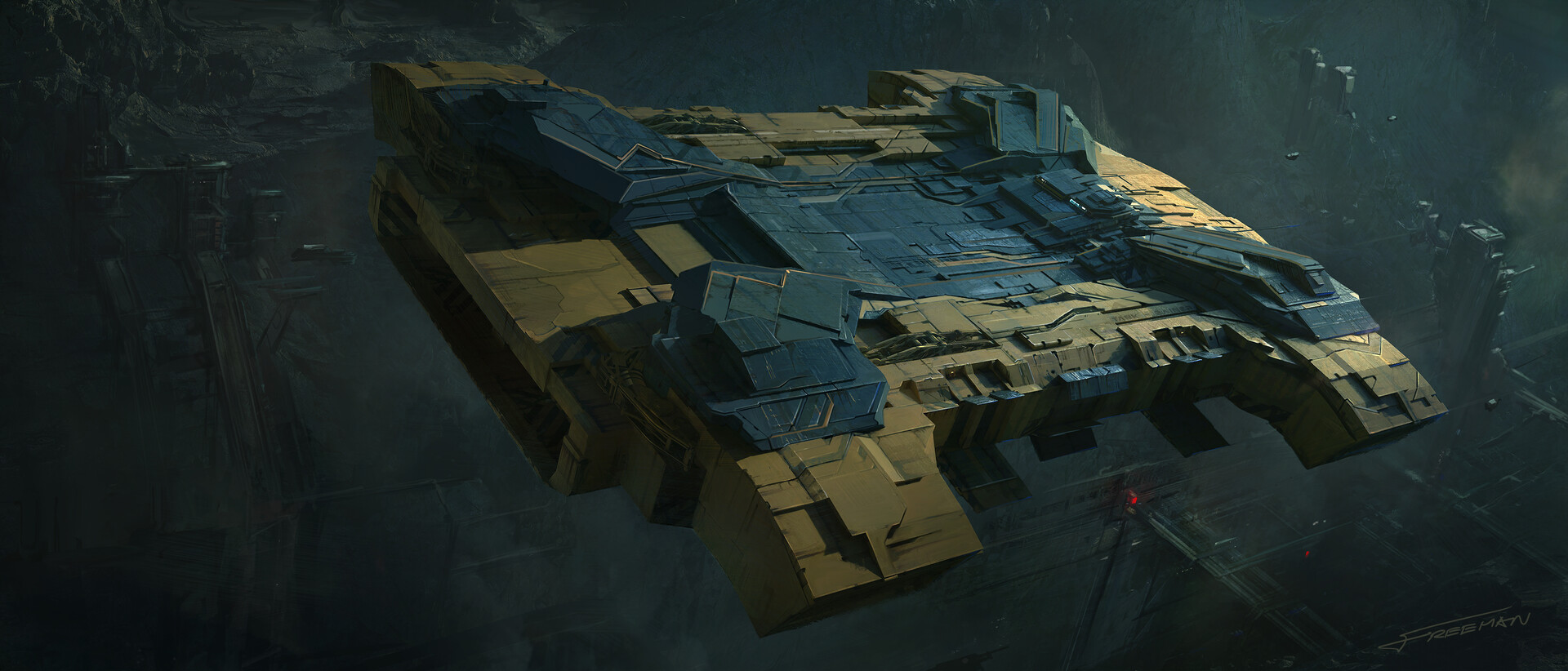 ArtStation - TANK - RAINER HOLDINGS CLASS A700 HEAVY DUTY FREIGHTER
