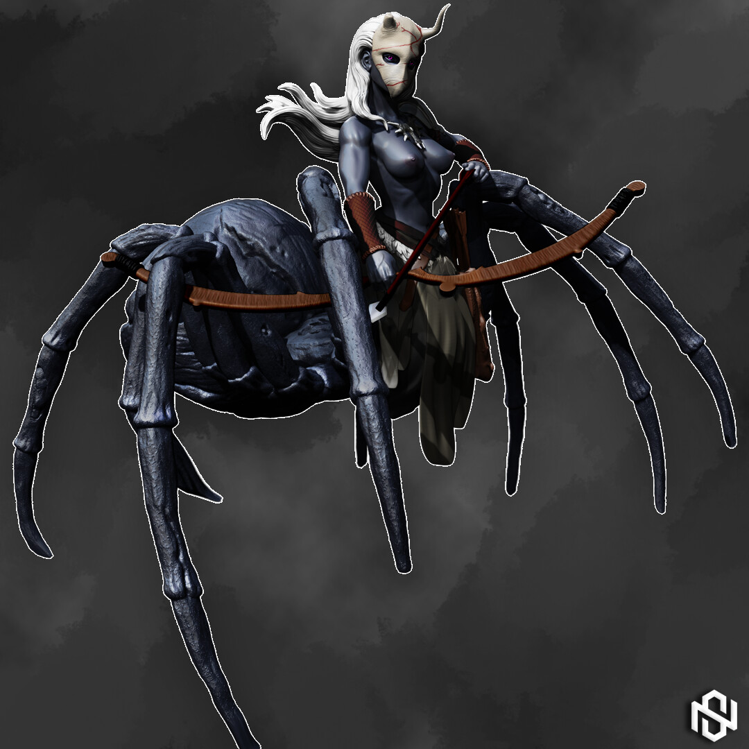 ArtStation - Arachne: Silent Huntress