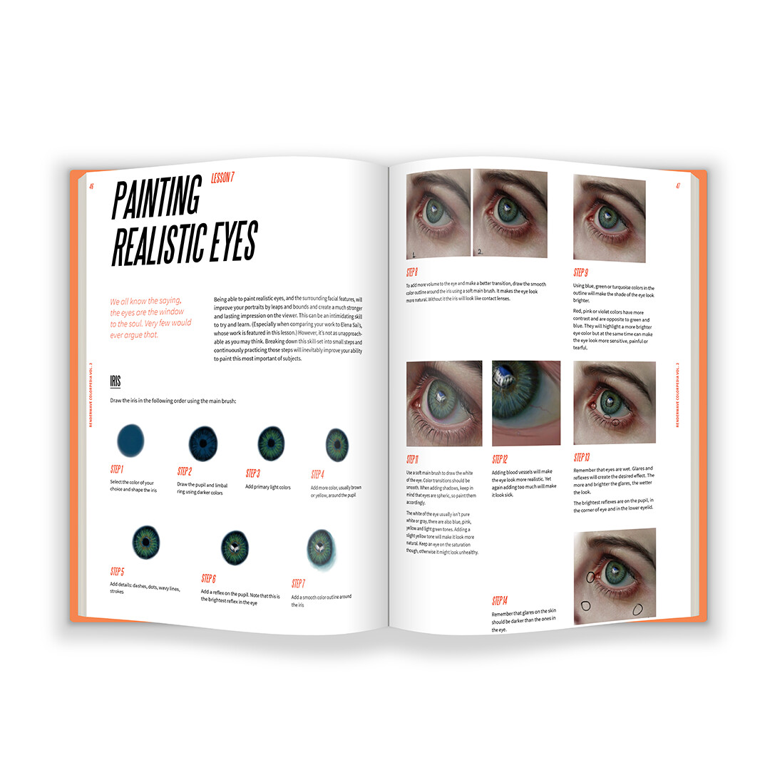 ArtStation - Eye Tutorial - Featured in Colorpedia Vol. 1