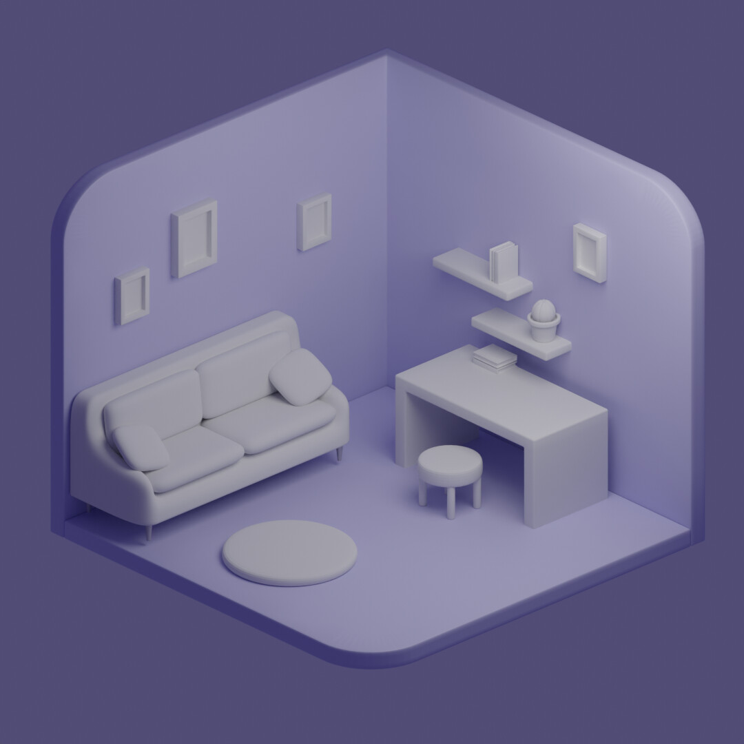 ArtStation - 3D room