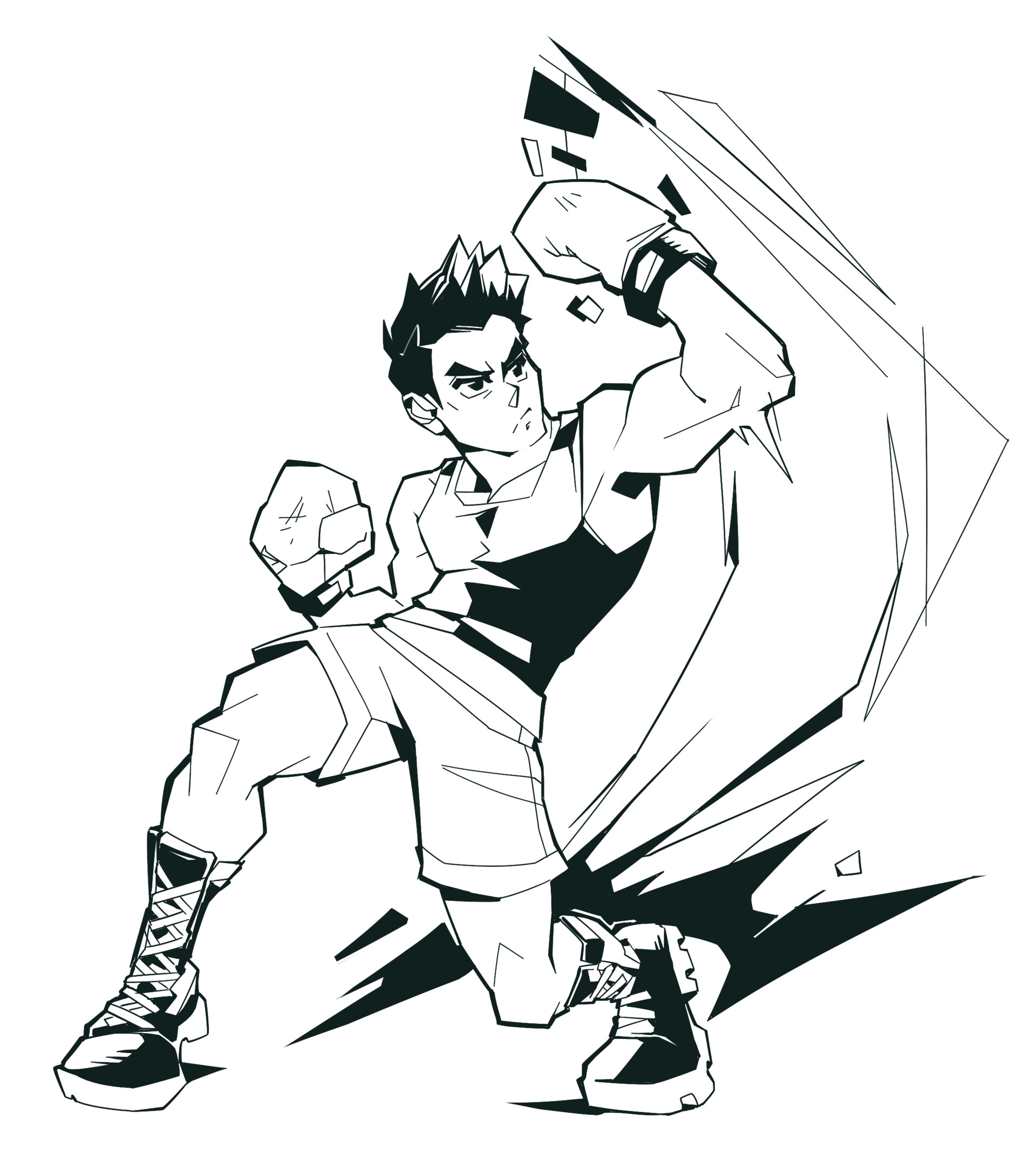 little mac super smash bros coloring pages