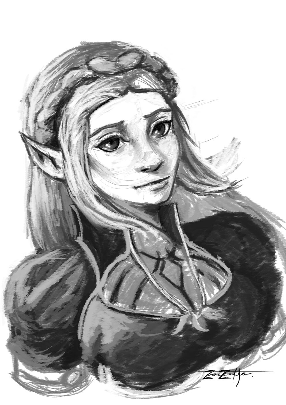 ArtStation - Princess Zelda - Legend of Zelda