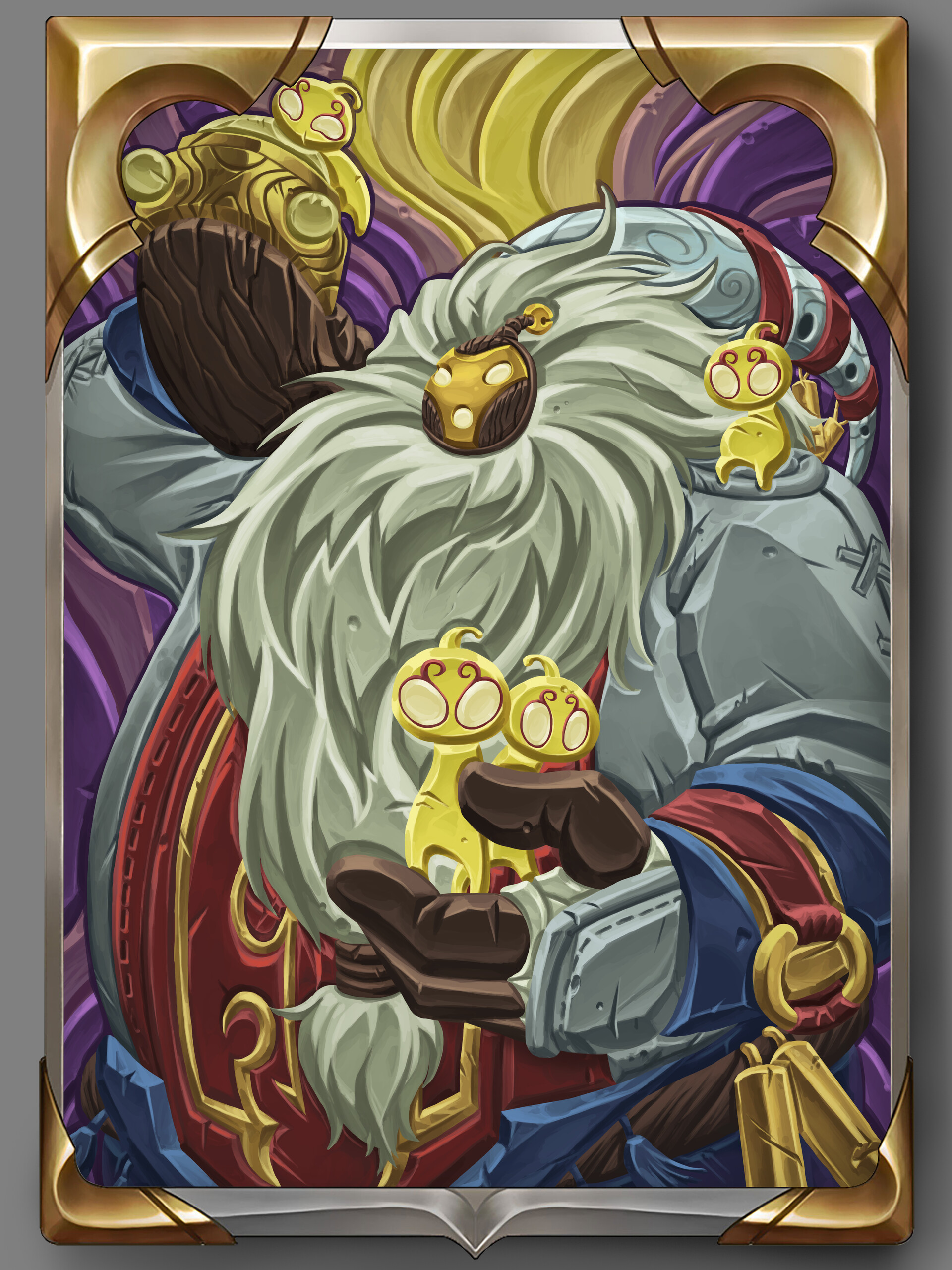 ArtStation - LoR Bard card back (fanmade)