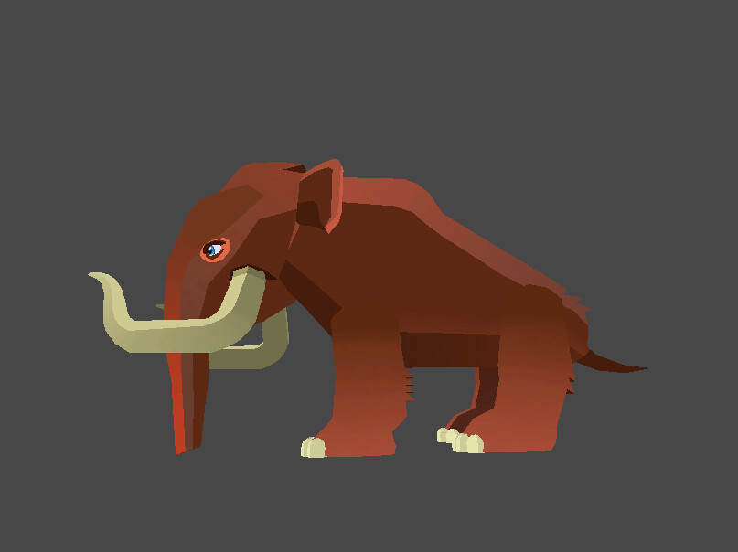 ArtStation - 3D Dino - Mammoth
