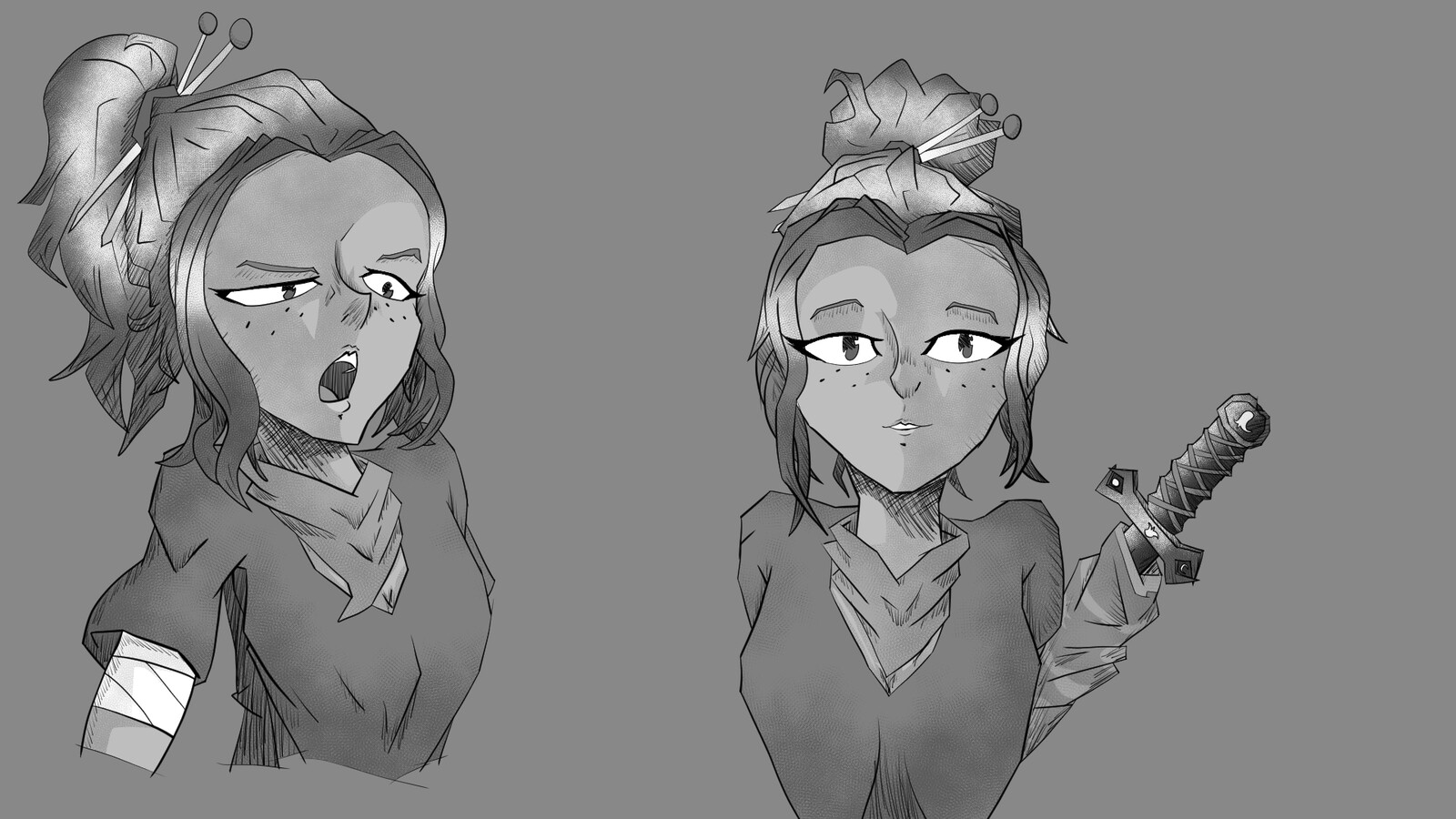 Charles Brault - Character designs