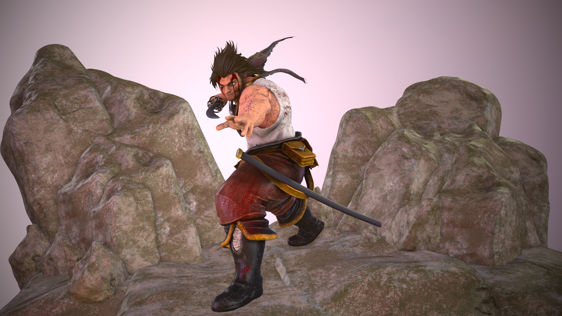 Henri Debayle - Captain Yami Sukehiro Black Clover