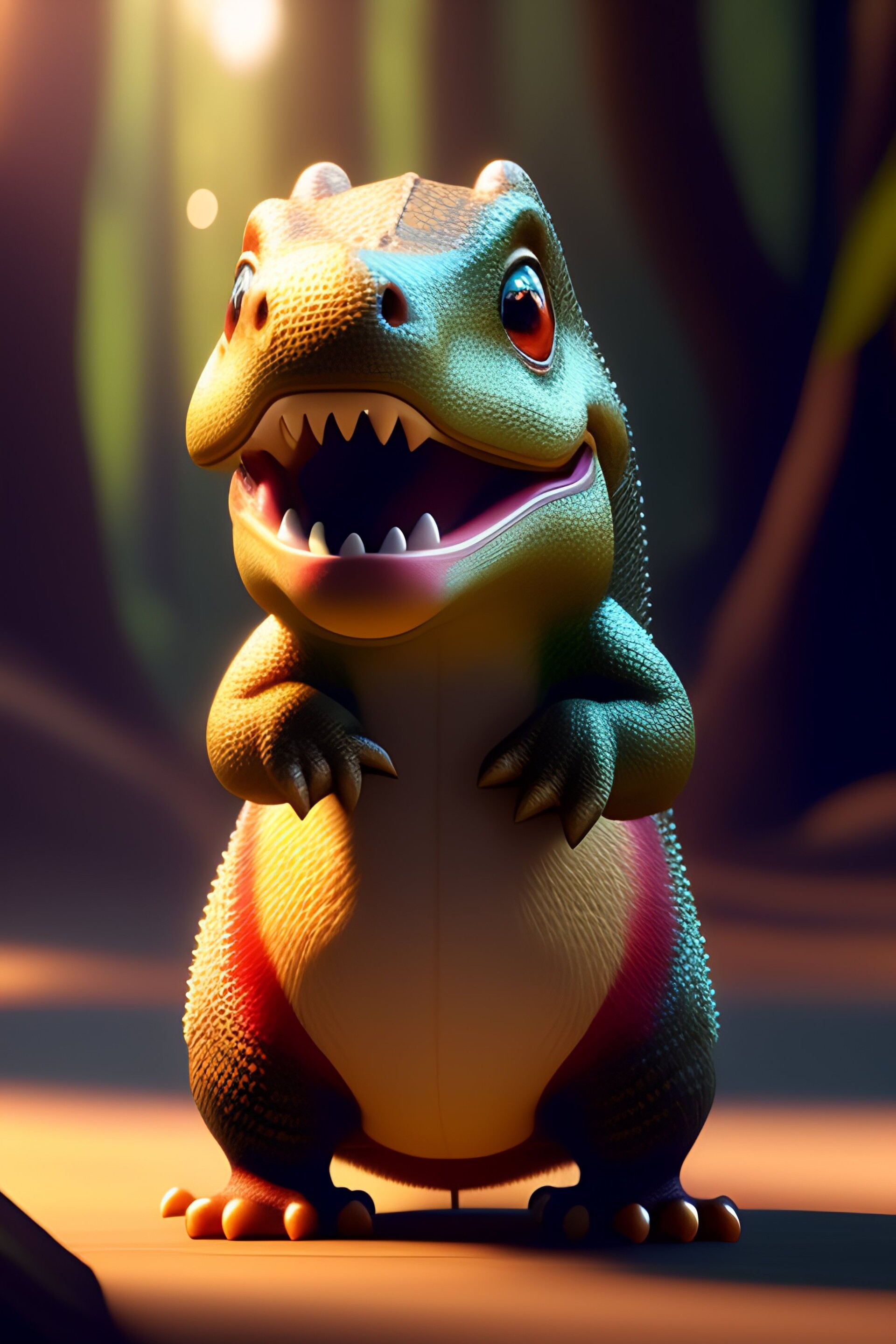 ArtStation - Rexy The Dino Render