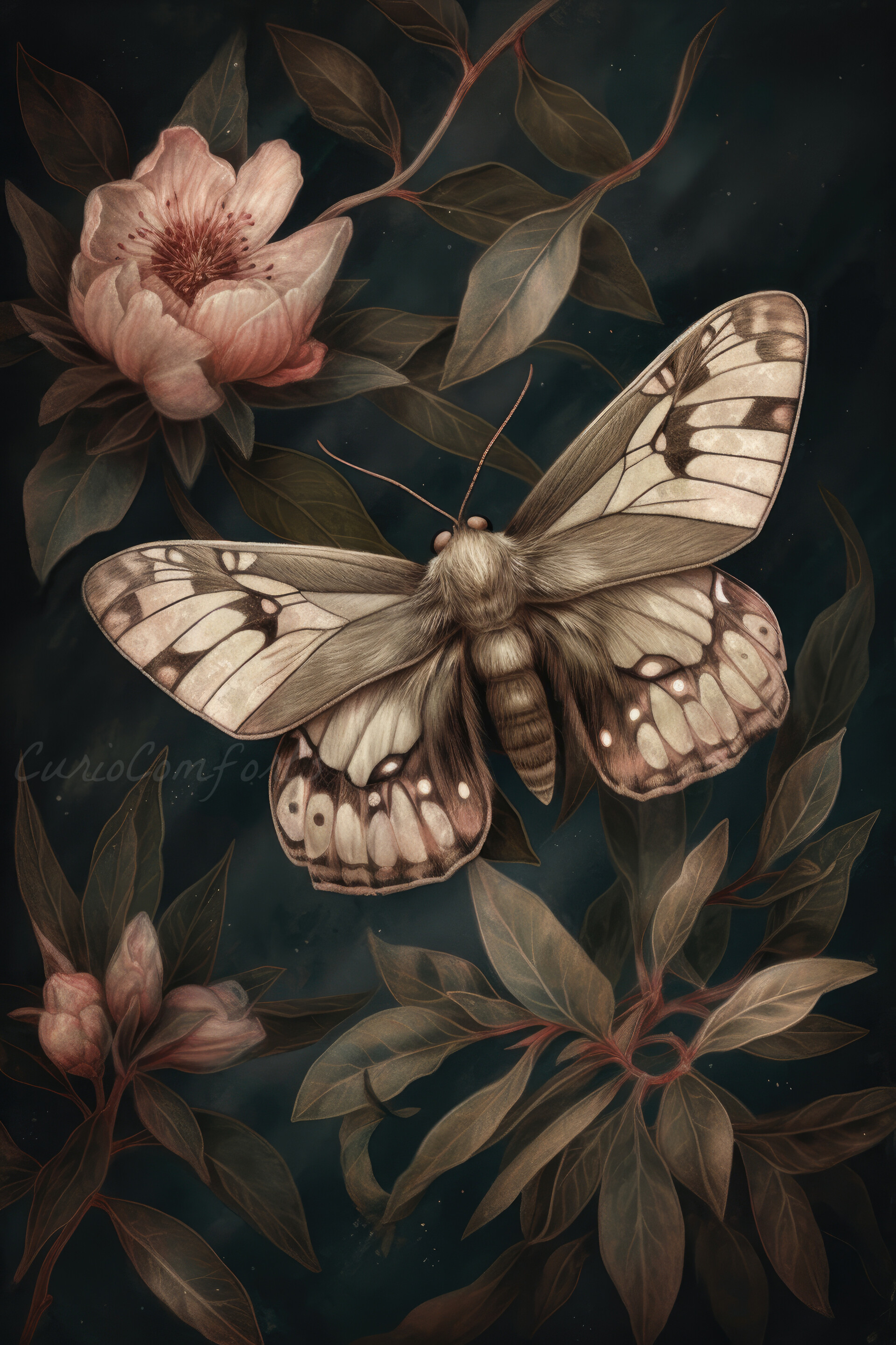 ArtStation - Academia Alcove: Soft Gothic Moth v2