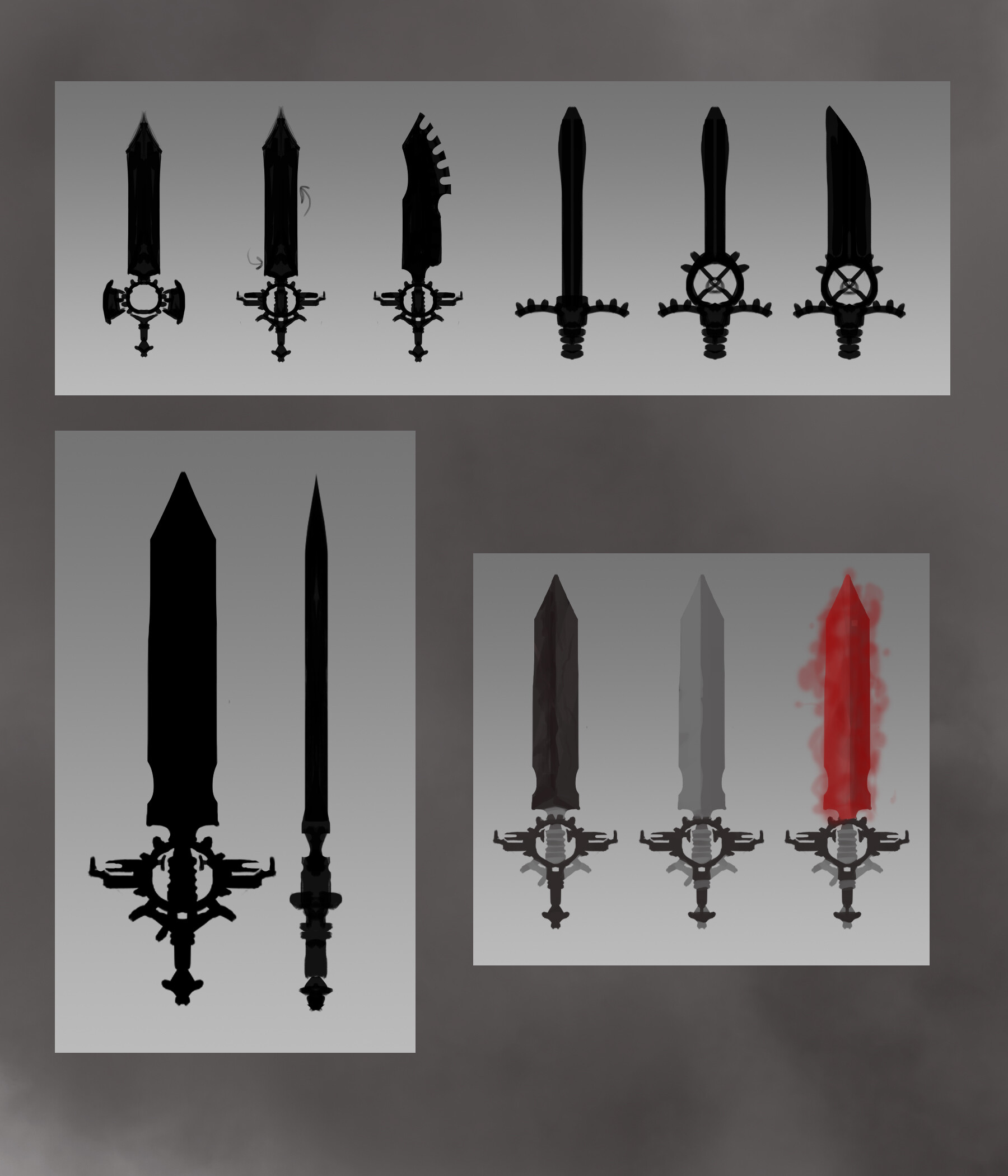 ArtStation - Sword concept and 3D model