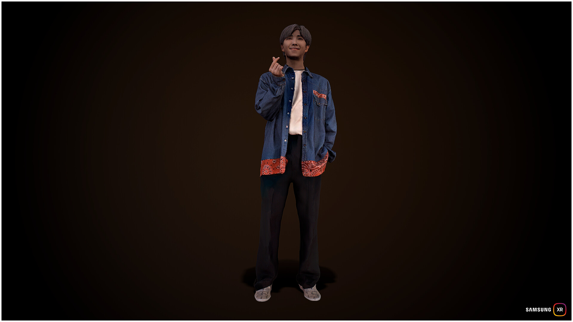 Keith Burlison - RM BTS Small Heart Pose | Samsung BTS Volumetric ...