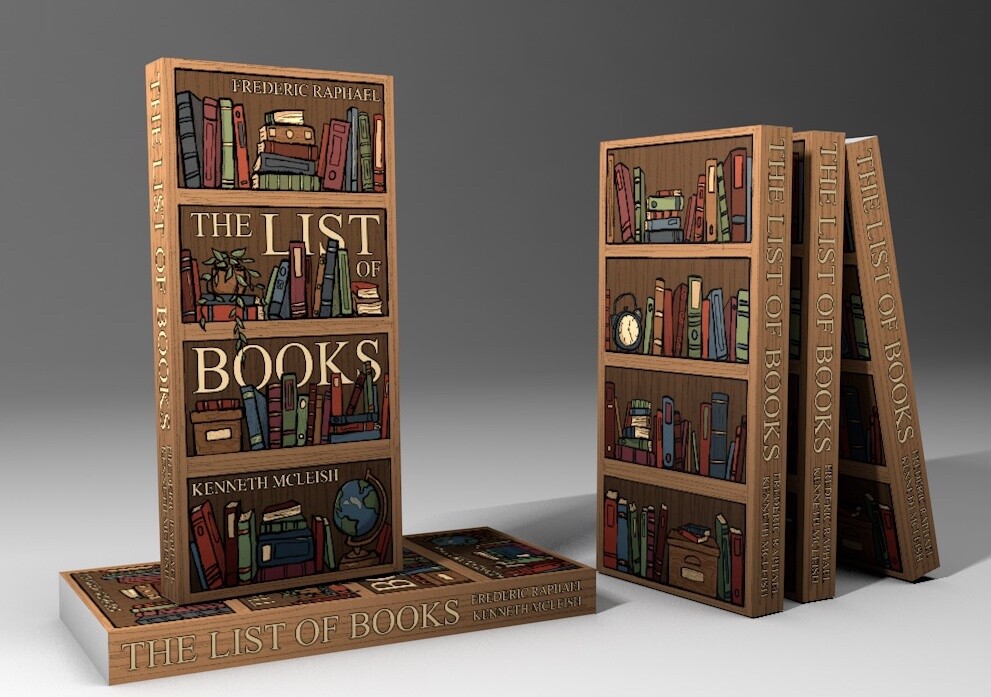 ArtStation - The List of Books Book Cover Mock Up