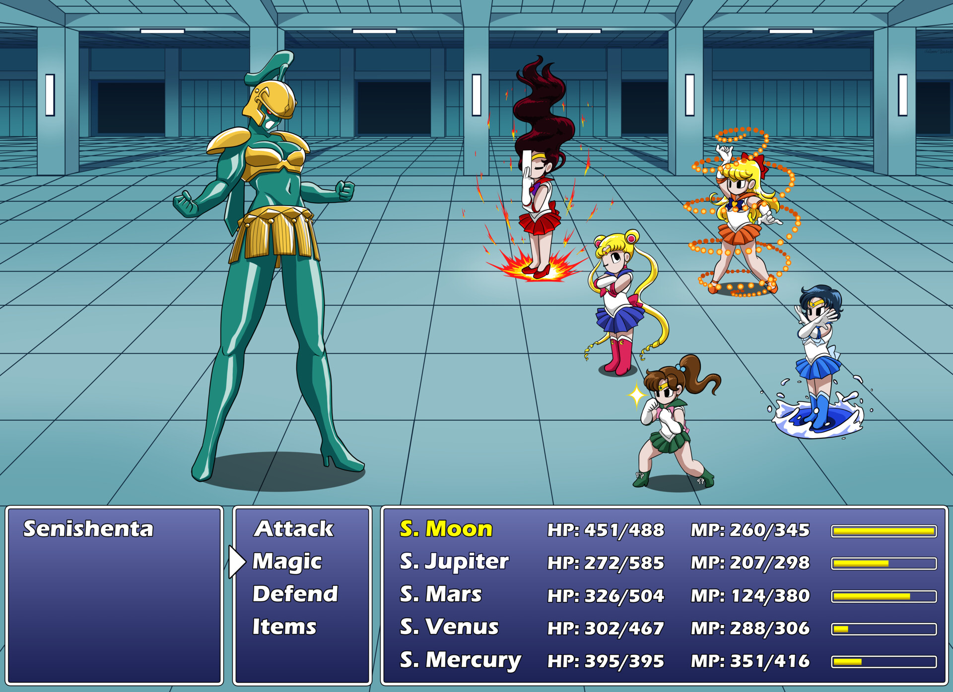 ArtStation - Sailor Moon RPG Concept