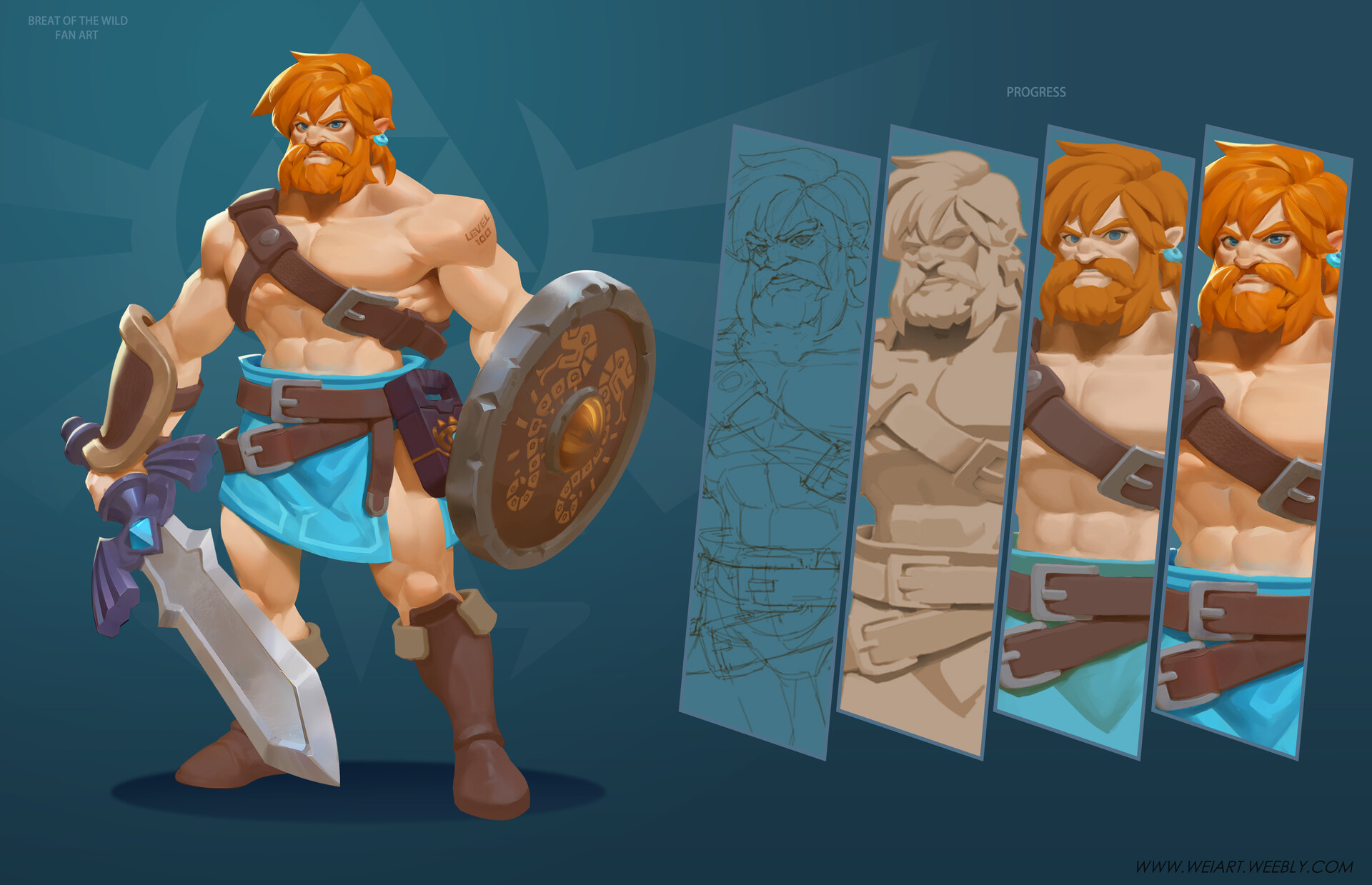 ArtStation - The Legend of Zelda - Master Link