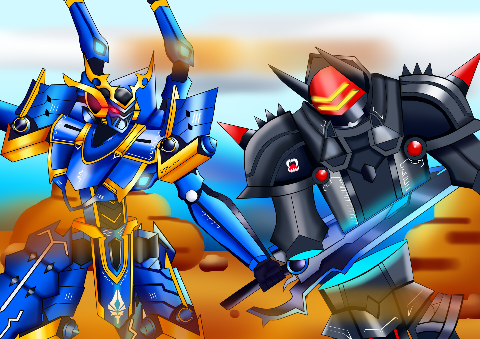 ArtStation - Ikaruga Knight and Magic