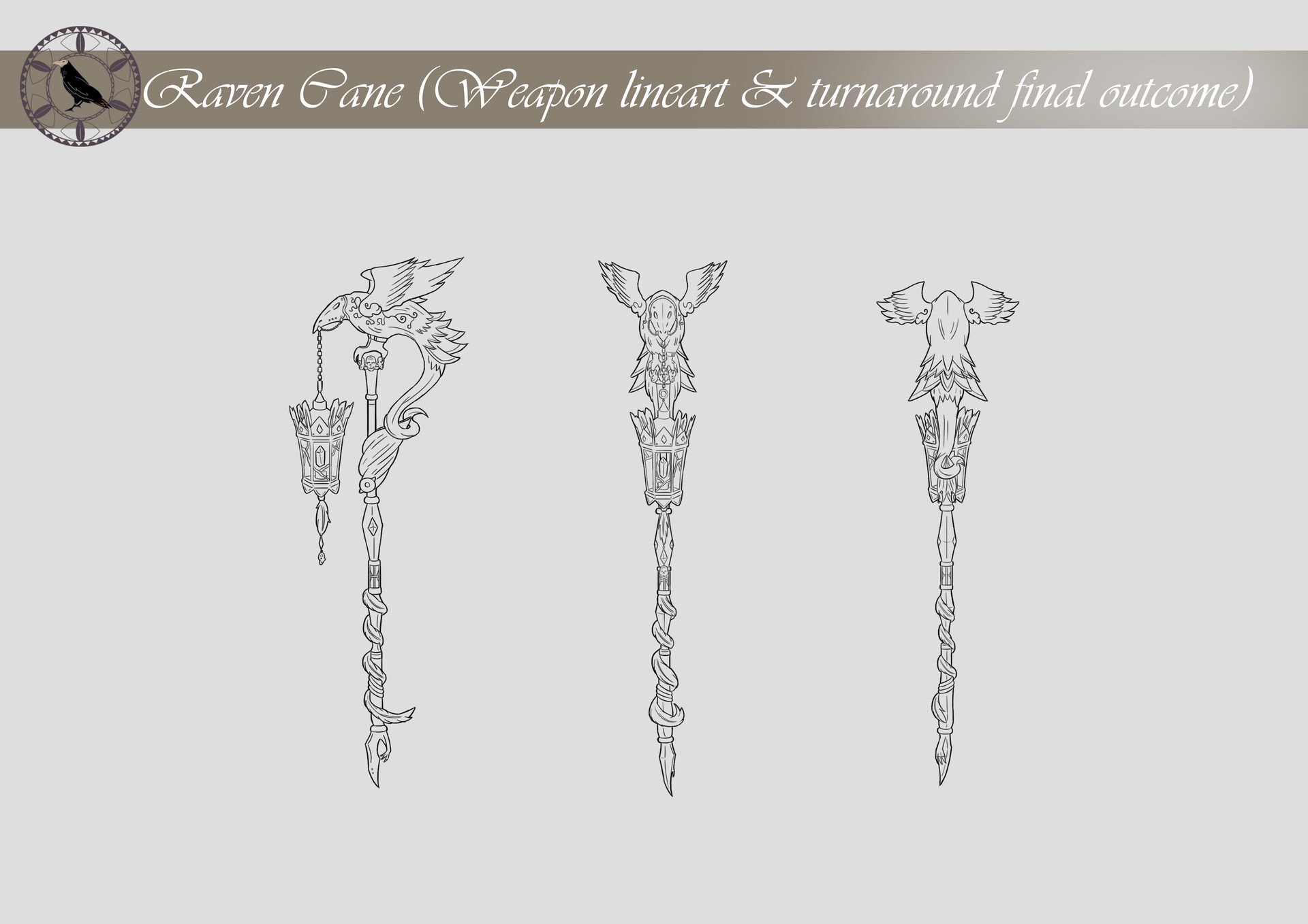 Silver Lee - Character Design Phantom Raven Espresso Cookie