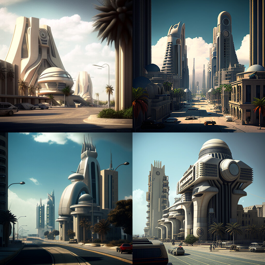 ArtStation - SF futuristic and modern city Tripoli