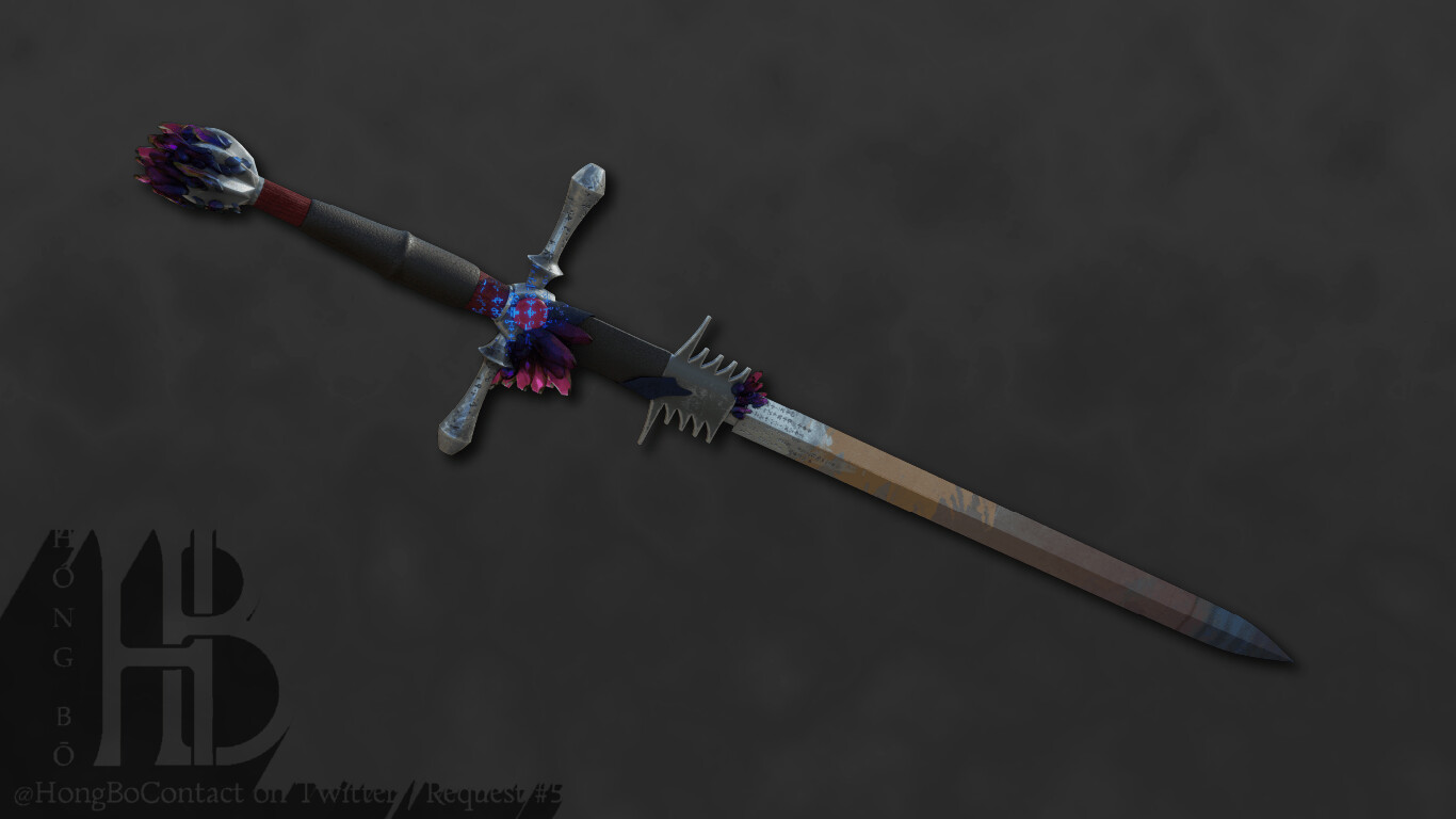 ArtStation - [Request №5] The Magehunter's Zweihander